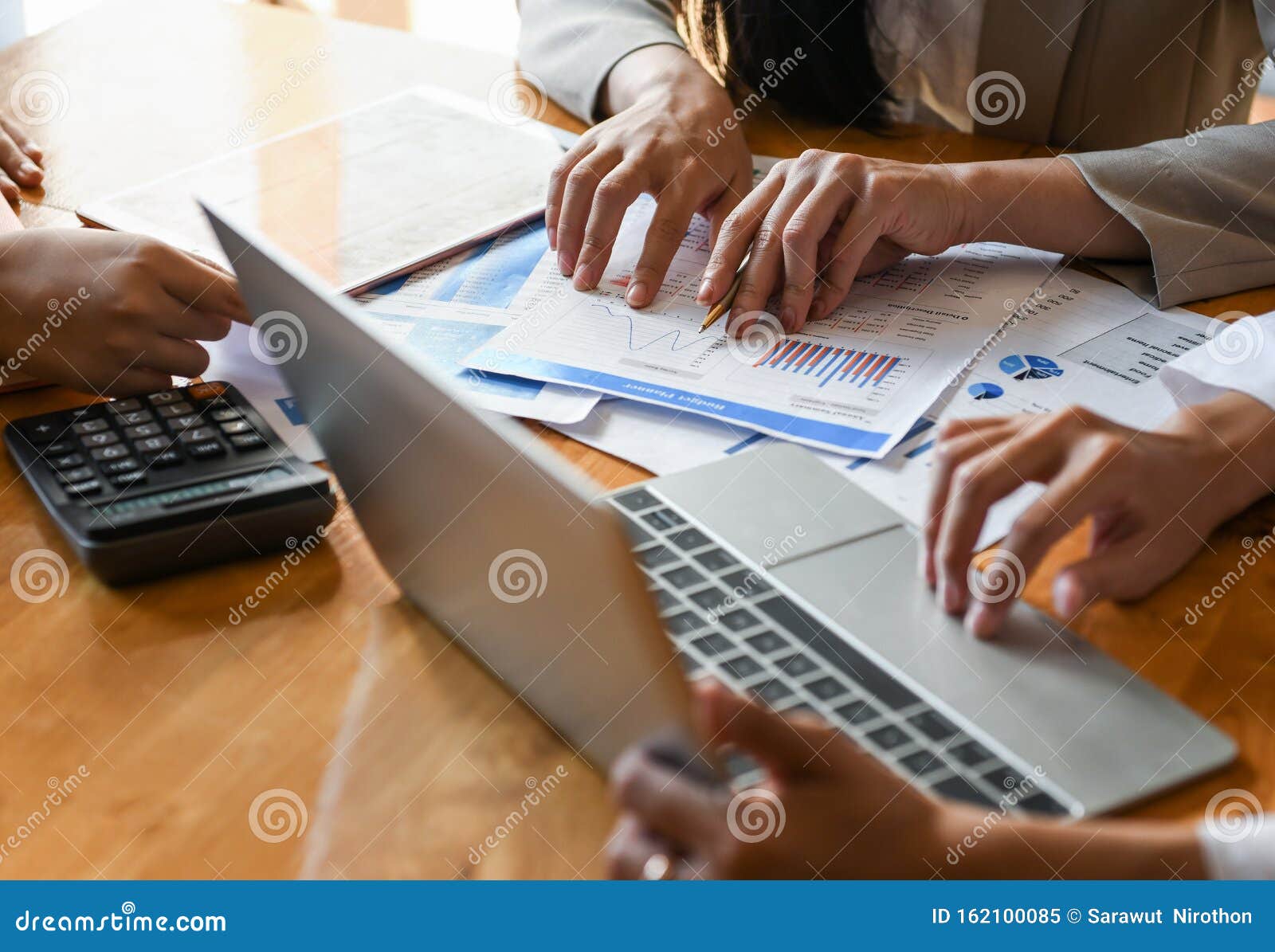 The Office Staff is Working in the Office Stock Image - Image of ...