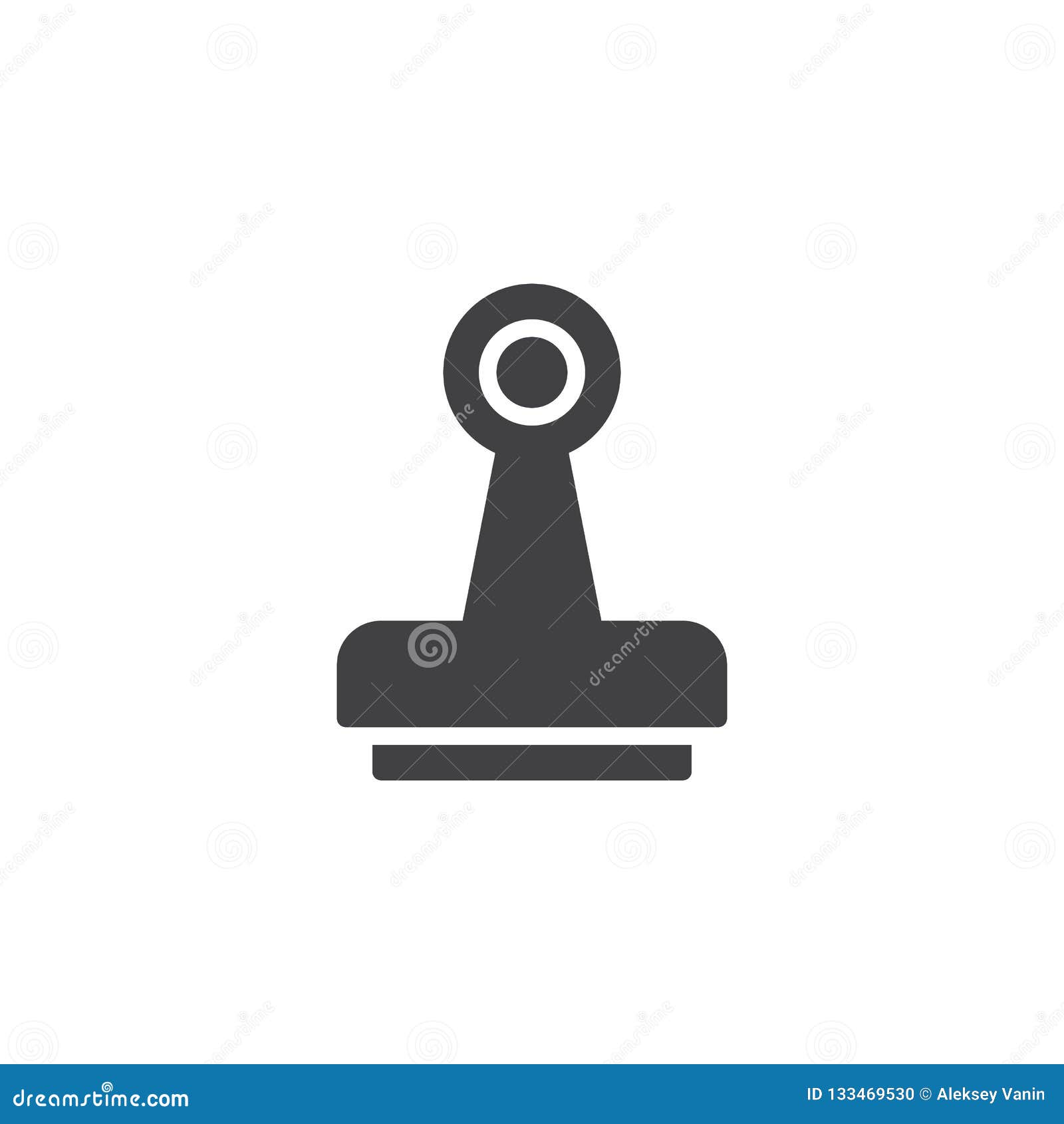Office stamp vector icon stock vector. Illustration of authority ...