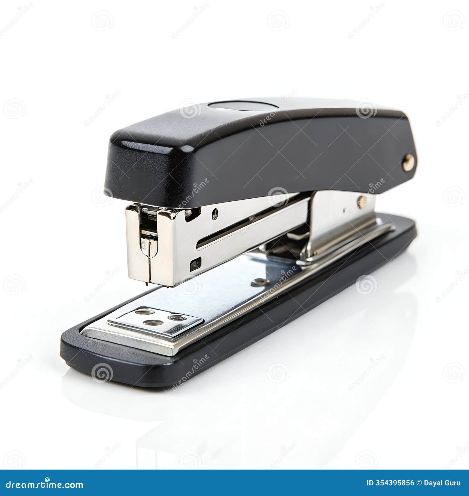 Office Stapler Isolated on White Background Stock Illustration ...