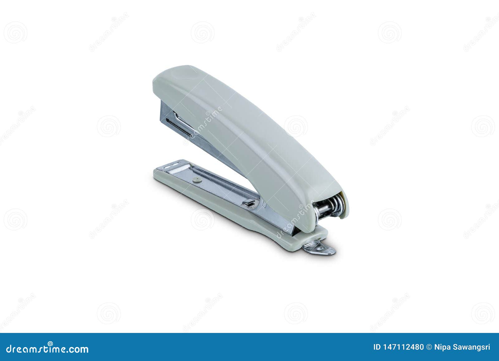 Gray Stapler On A White Background Stock Photo | CartoonDealer.com ...