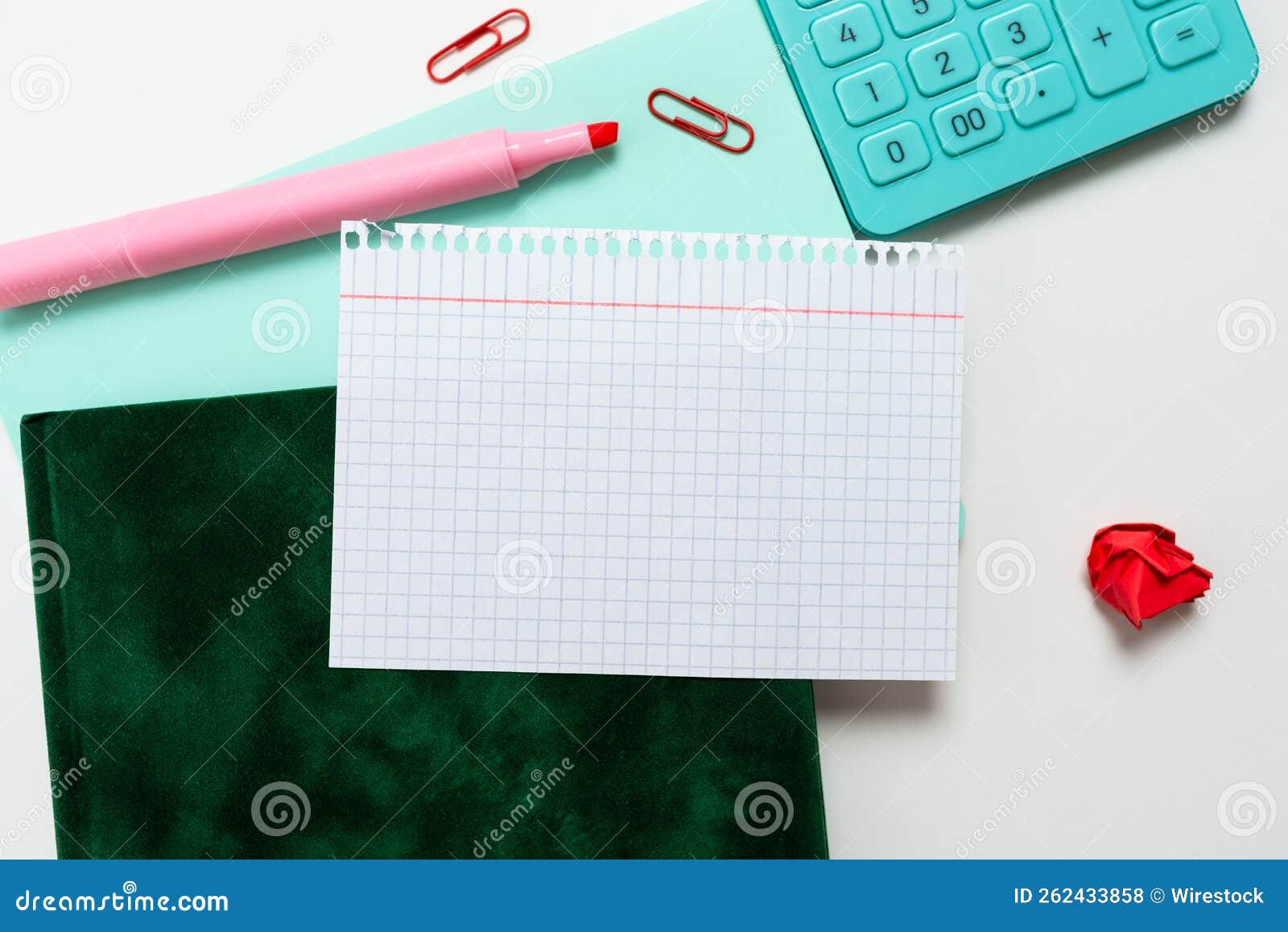 Office Stationery Notepads Ruler Stapler Scissors Paper Clips Holders ...