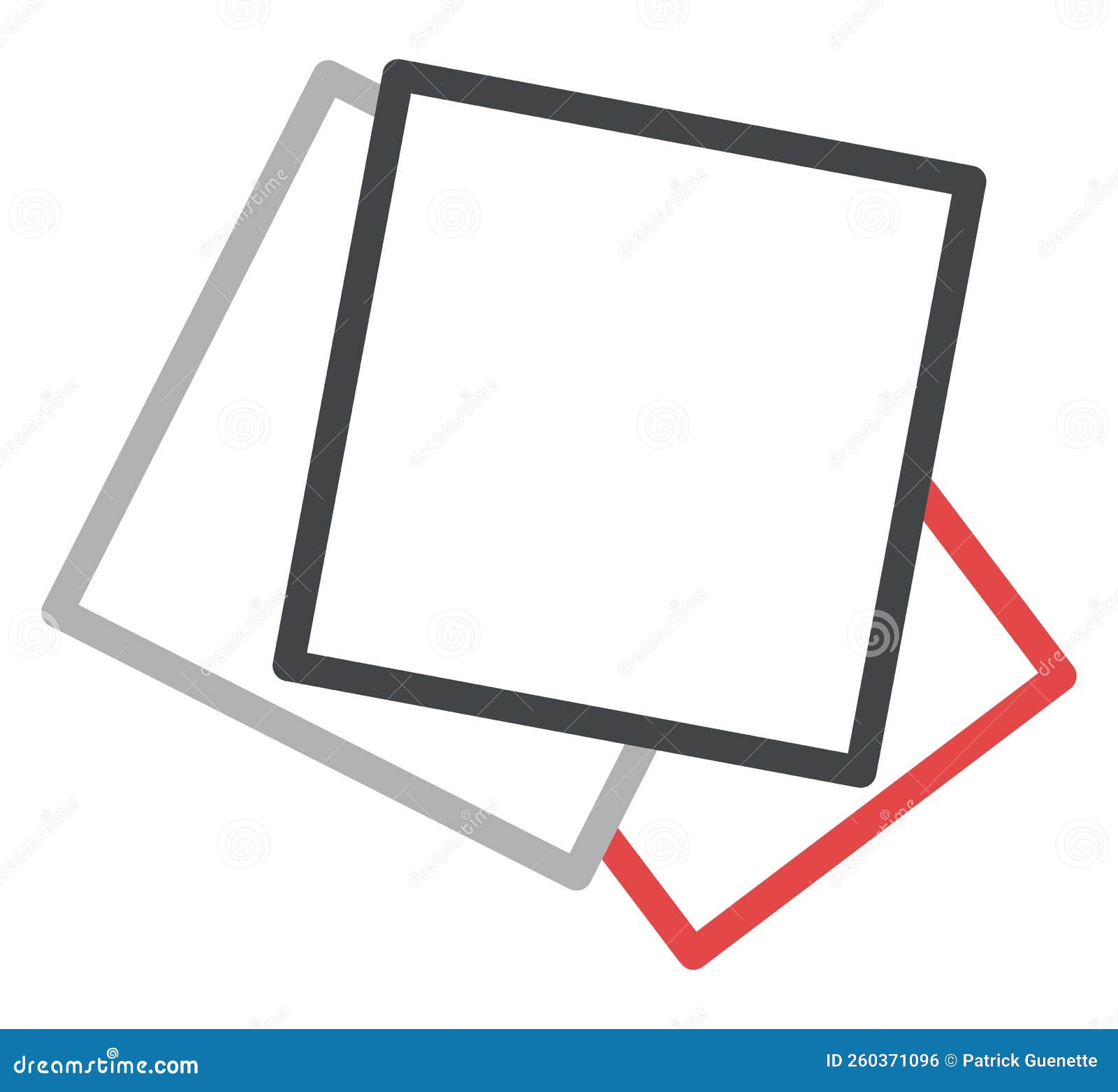 Office sticky notes, icon stock vector. Illustration of white - 260371096