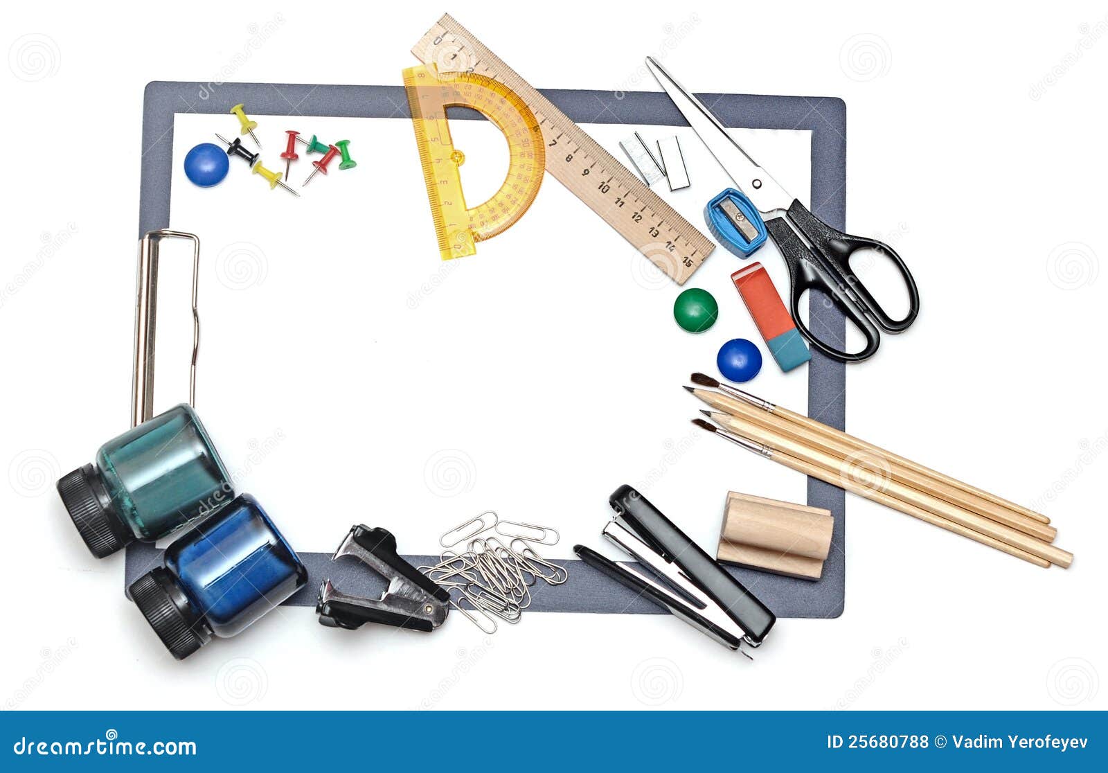 Office and student tool stock photo. Image of blank, crafts - 25680788