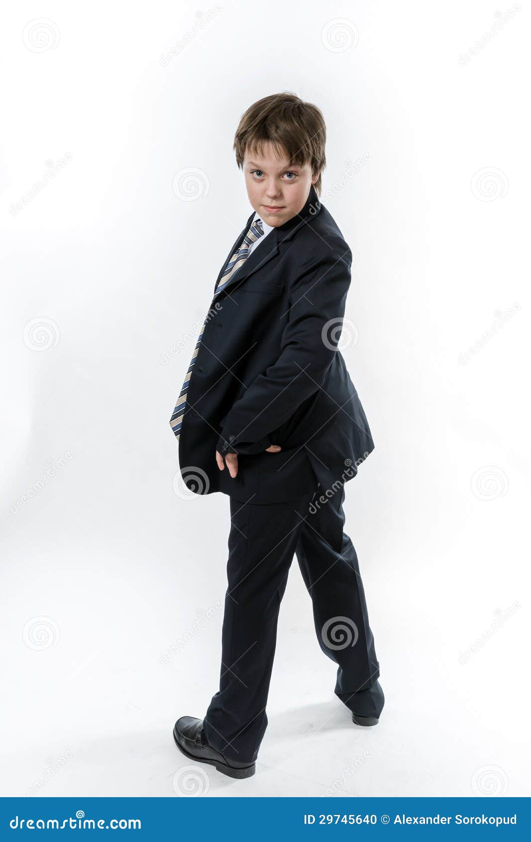 Office Style Showing by Young Boy Stock Photo - Image of respectability ...