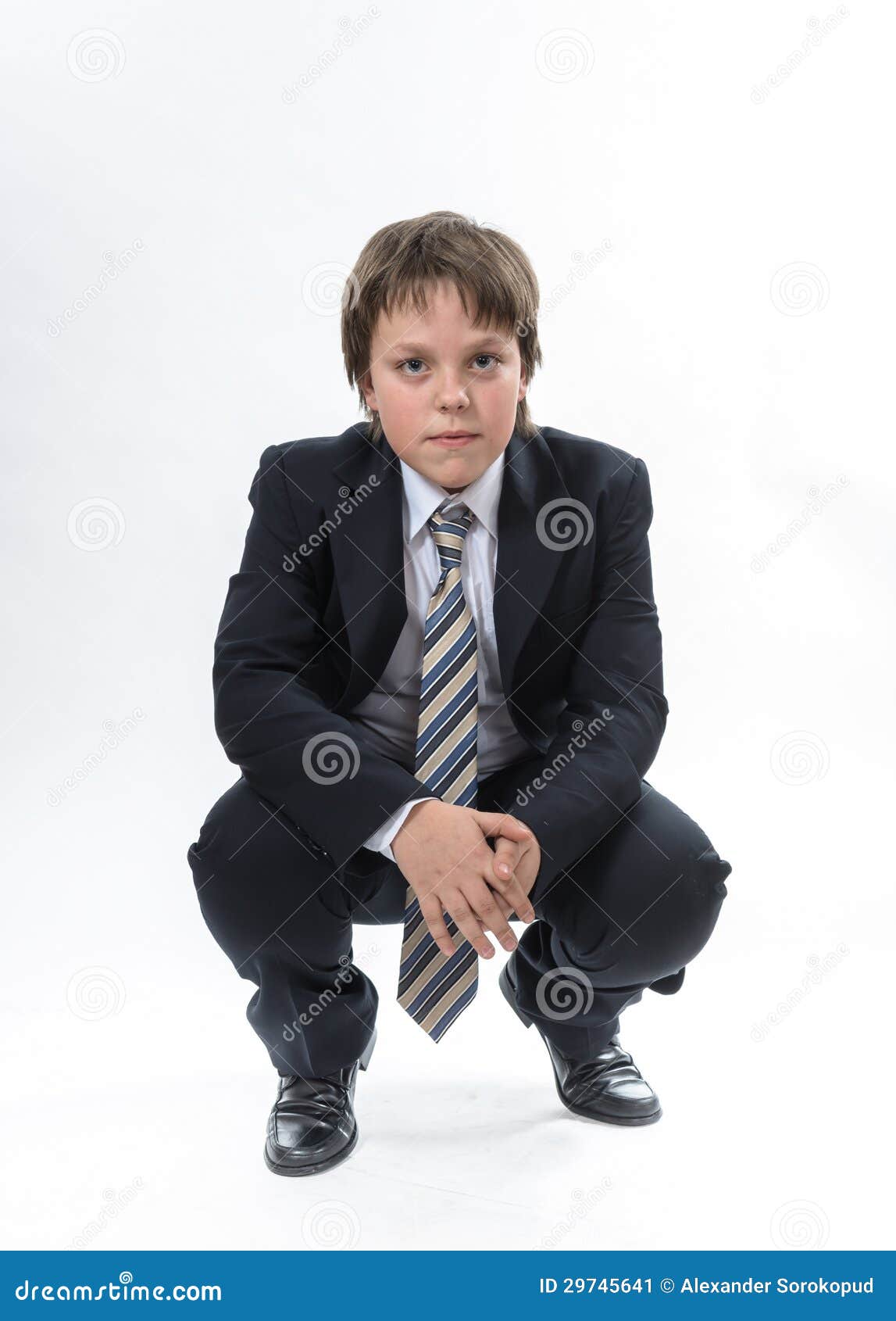 Office Style Showing by Young Boy Stock Image - Image of leadership ...