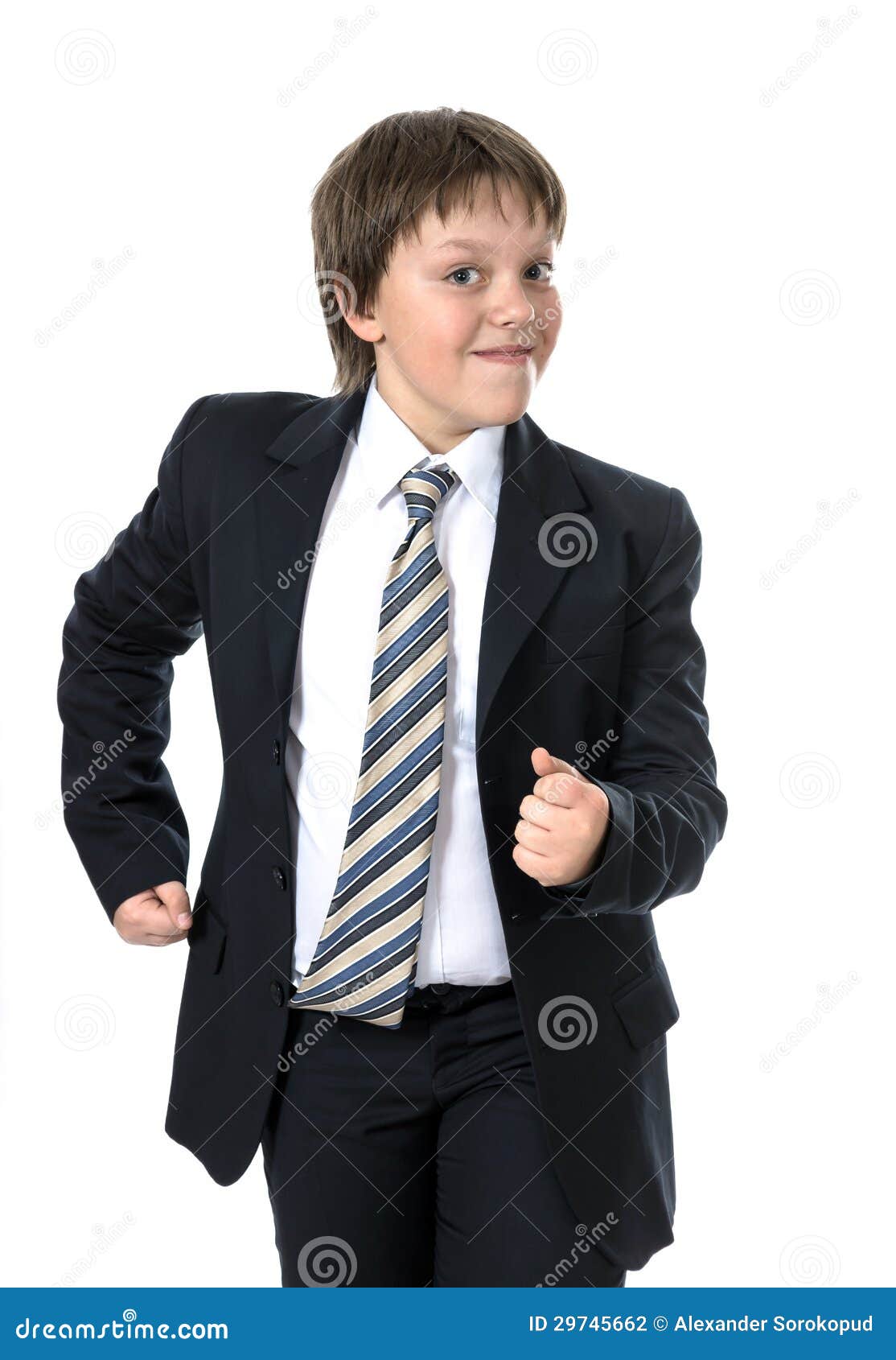 Office Style Showing by Young Boy Stock Photo - Image of male, emotion ...