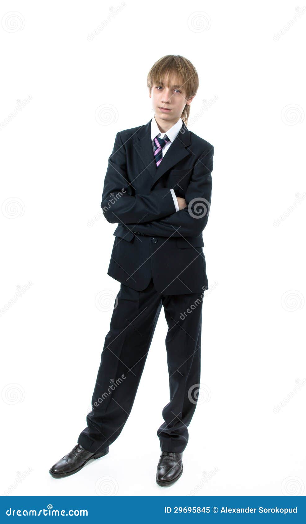 Office Style Showing by Young Boy Stock Image - Image of presentability ...