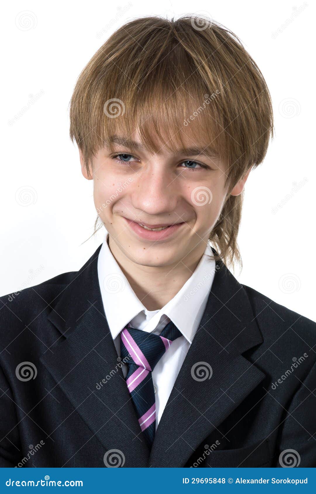 Office Style Showing by Young Boy Stock Photo - Image of respectability ...