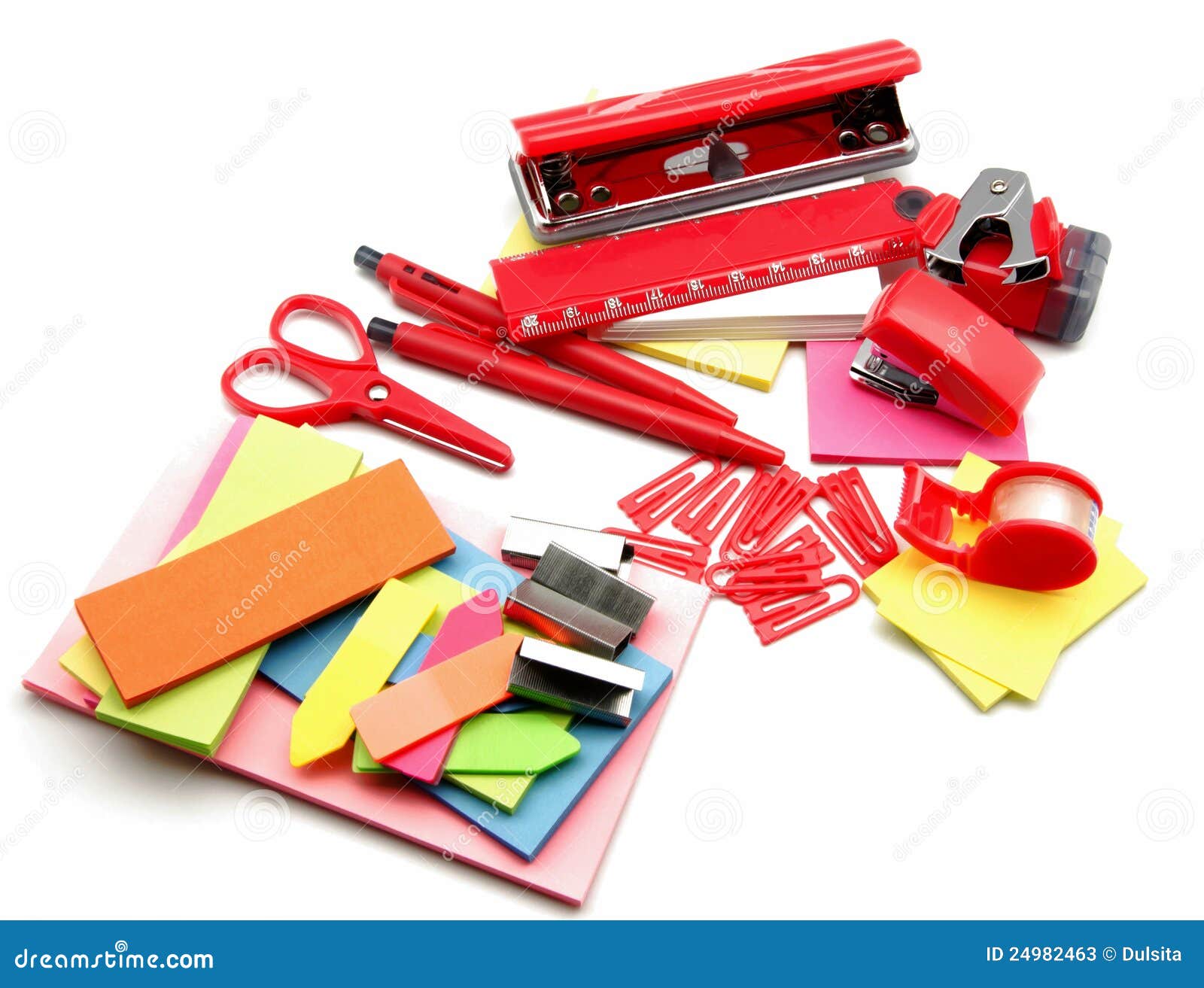 Office supplies stock image. Image of label, annotation - 24982463
