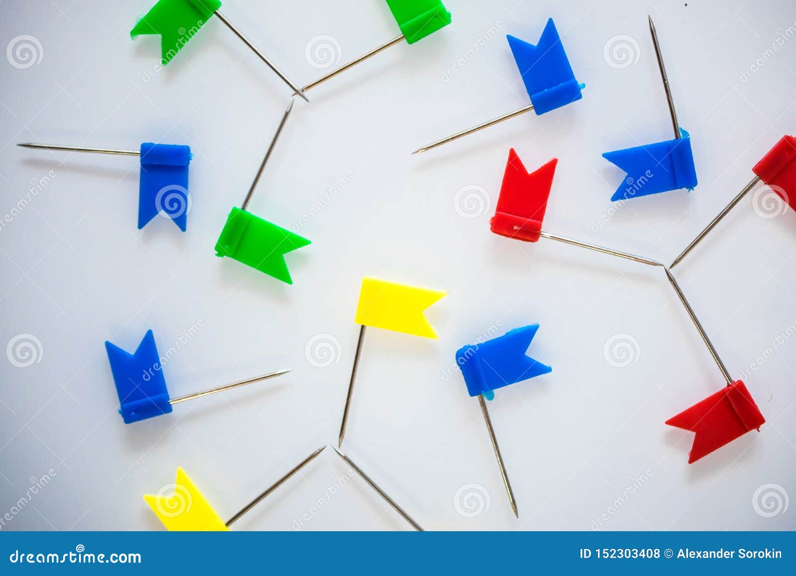 Office Supplies - Buttons and Checkboxes Stock Photo - Image of mess ...