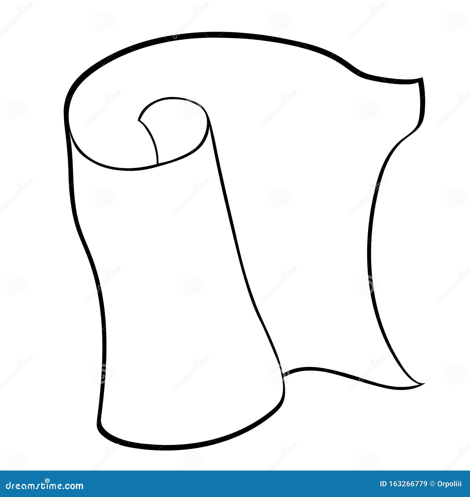 The Office Supply Paper Roll. Vector Illustration Stock Vector ...