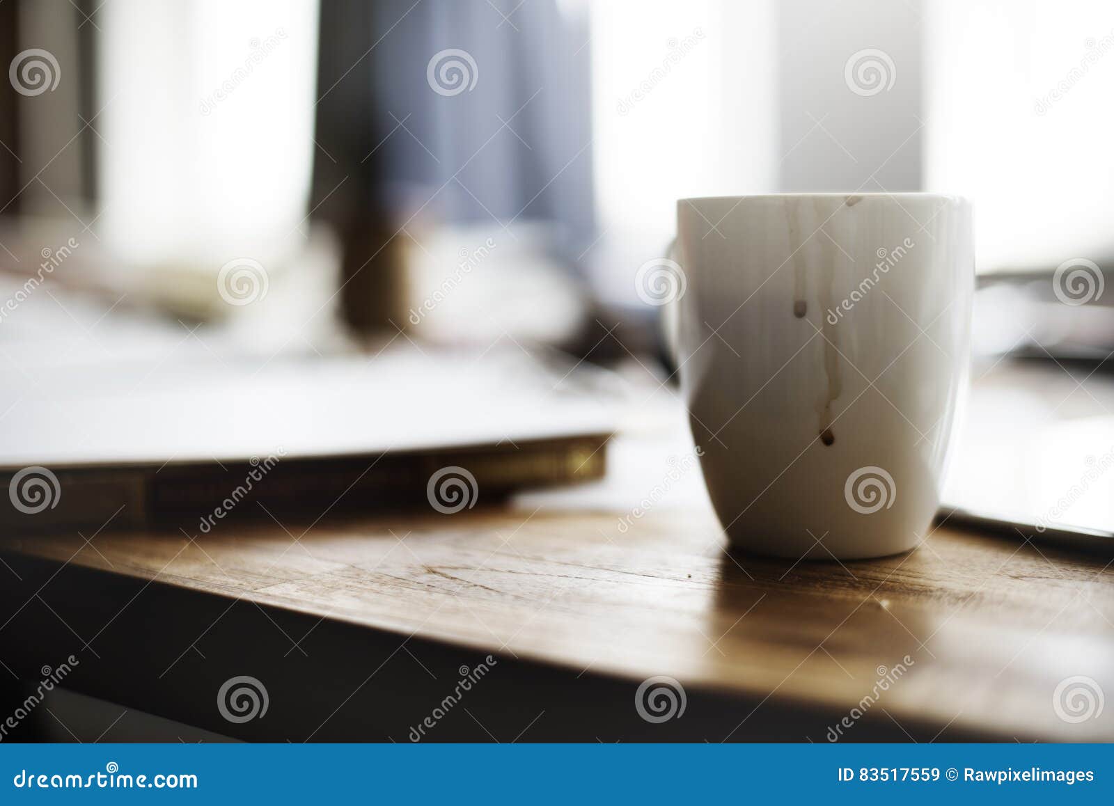 Office Table Beverage Coffee Concept Stock Image - Image of studio ...