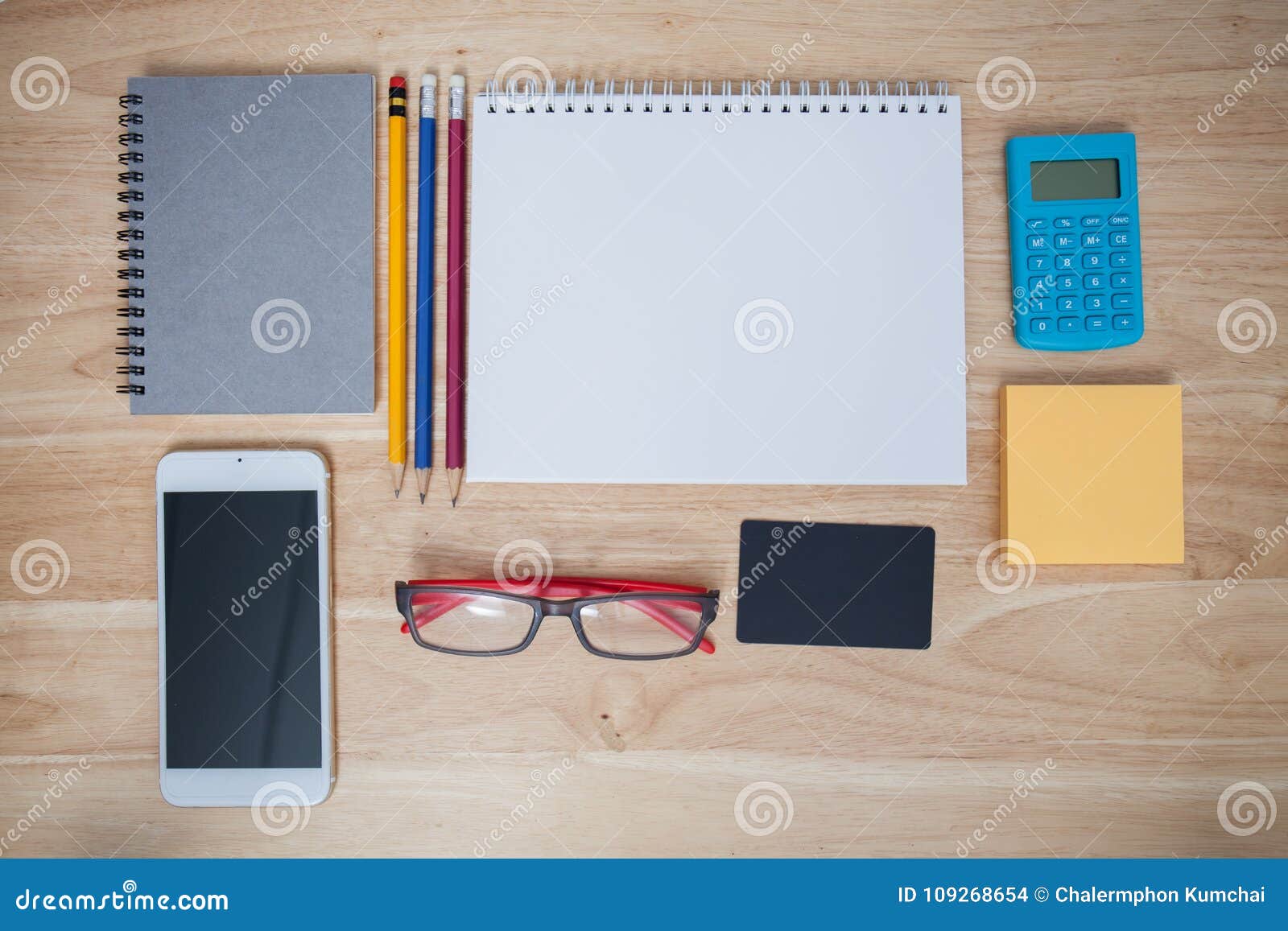 Office Table Concept With Things Stock Photography | CartoonDealer.com ...