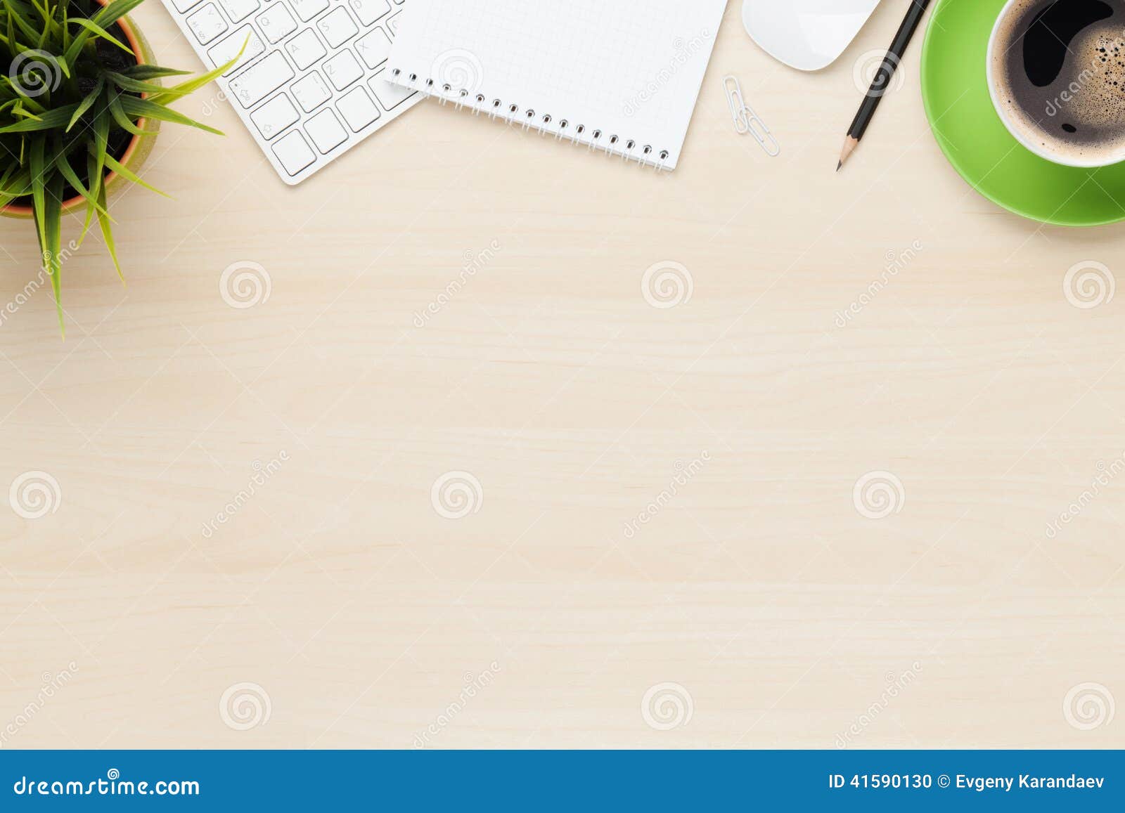 Office Table With Work Equipments Royalty-Free Stock Photography ...