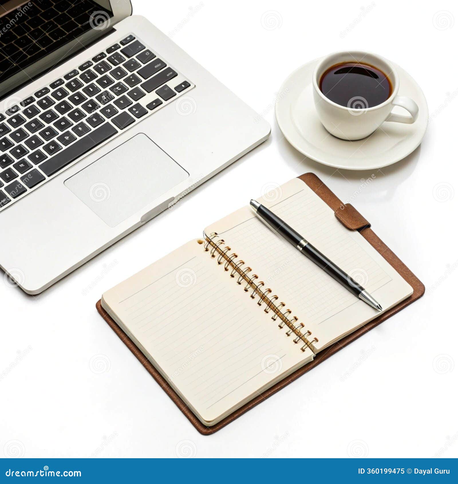 Office Table Set Isolated on Transparent Background Stock Illustration ...