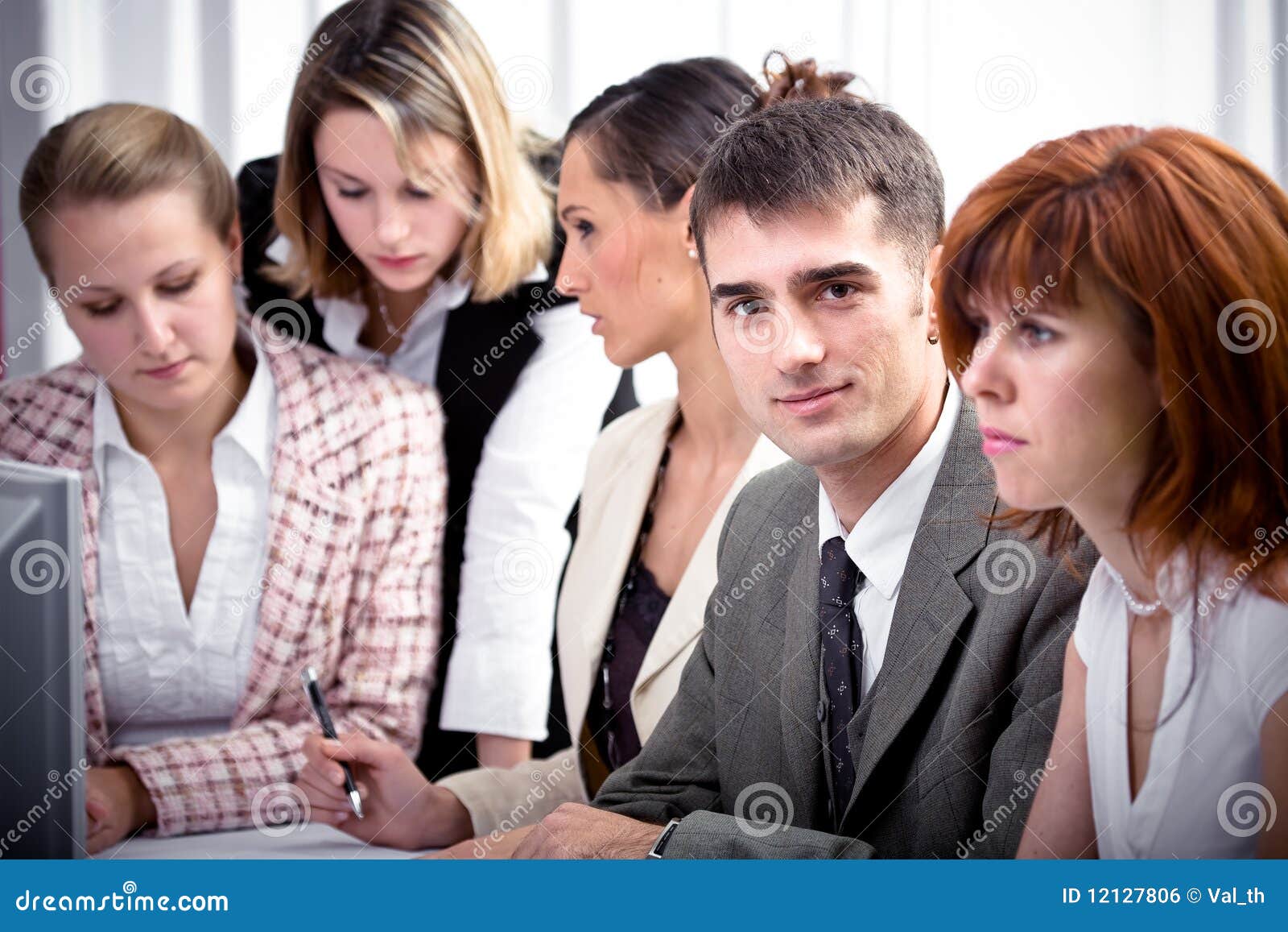 Office team stock photo. Image of business, working, service - 12127806