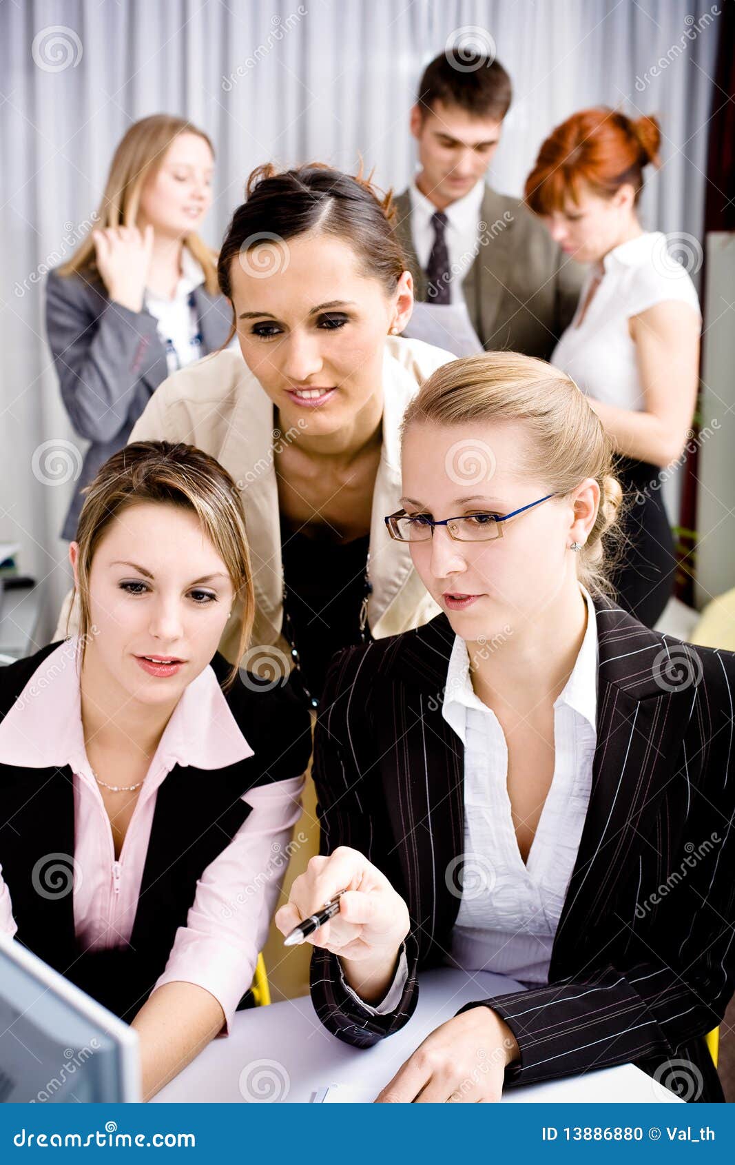 Office team stock photo. Image of service, support, people - 13886880