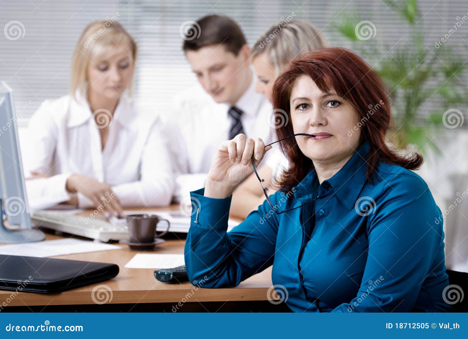 Office team stock image. Image of business, people, connection - 18712505