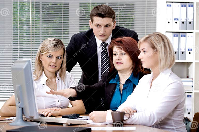 Office team stock image. Image of support, communications - 21077917