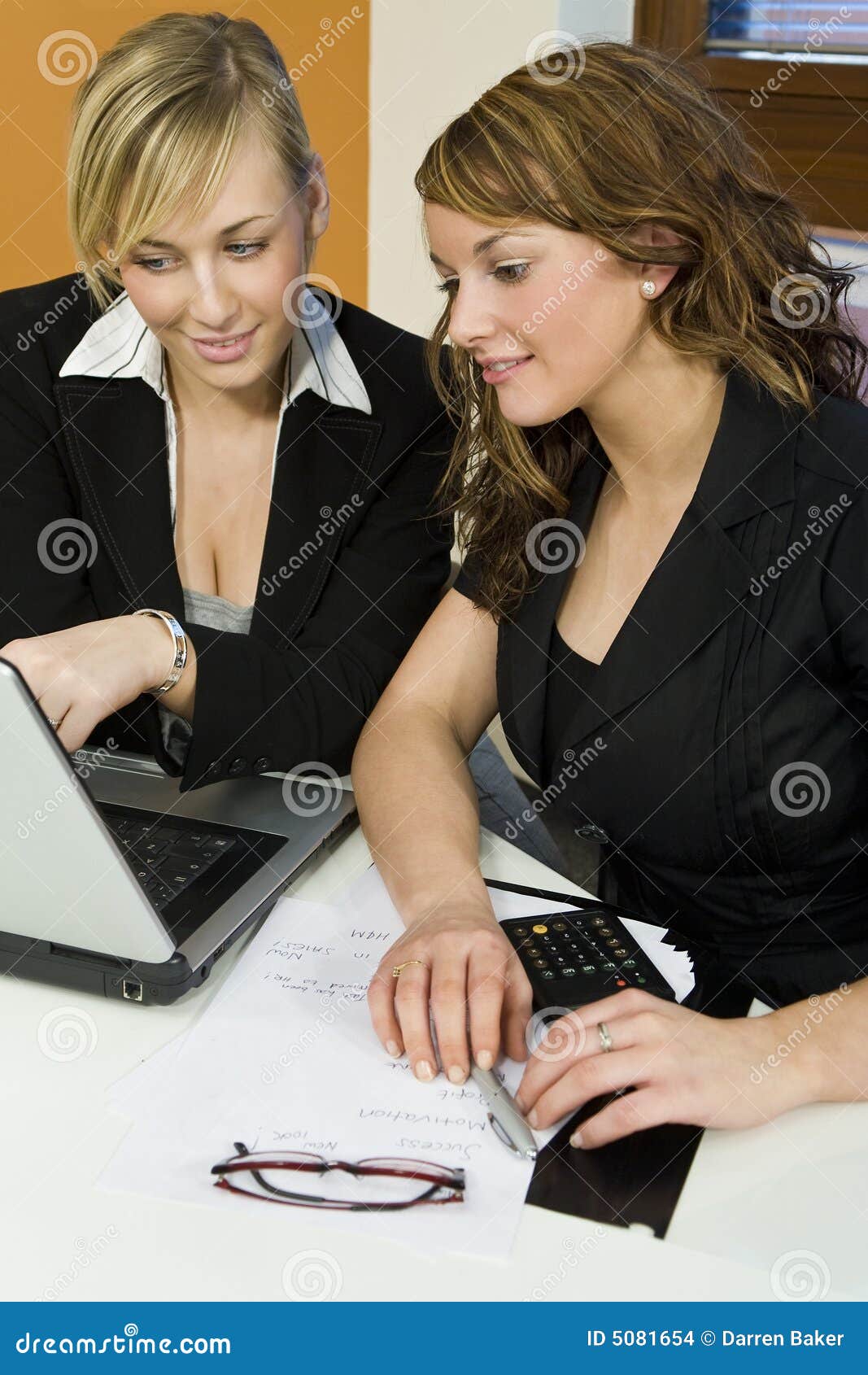 Office Teamwork stock photo. Image of business, blond - 5081654