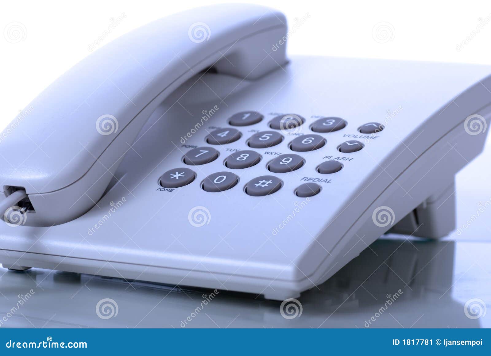 Office telephone stock image. Image of close, ring, corporate - 1817781