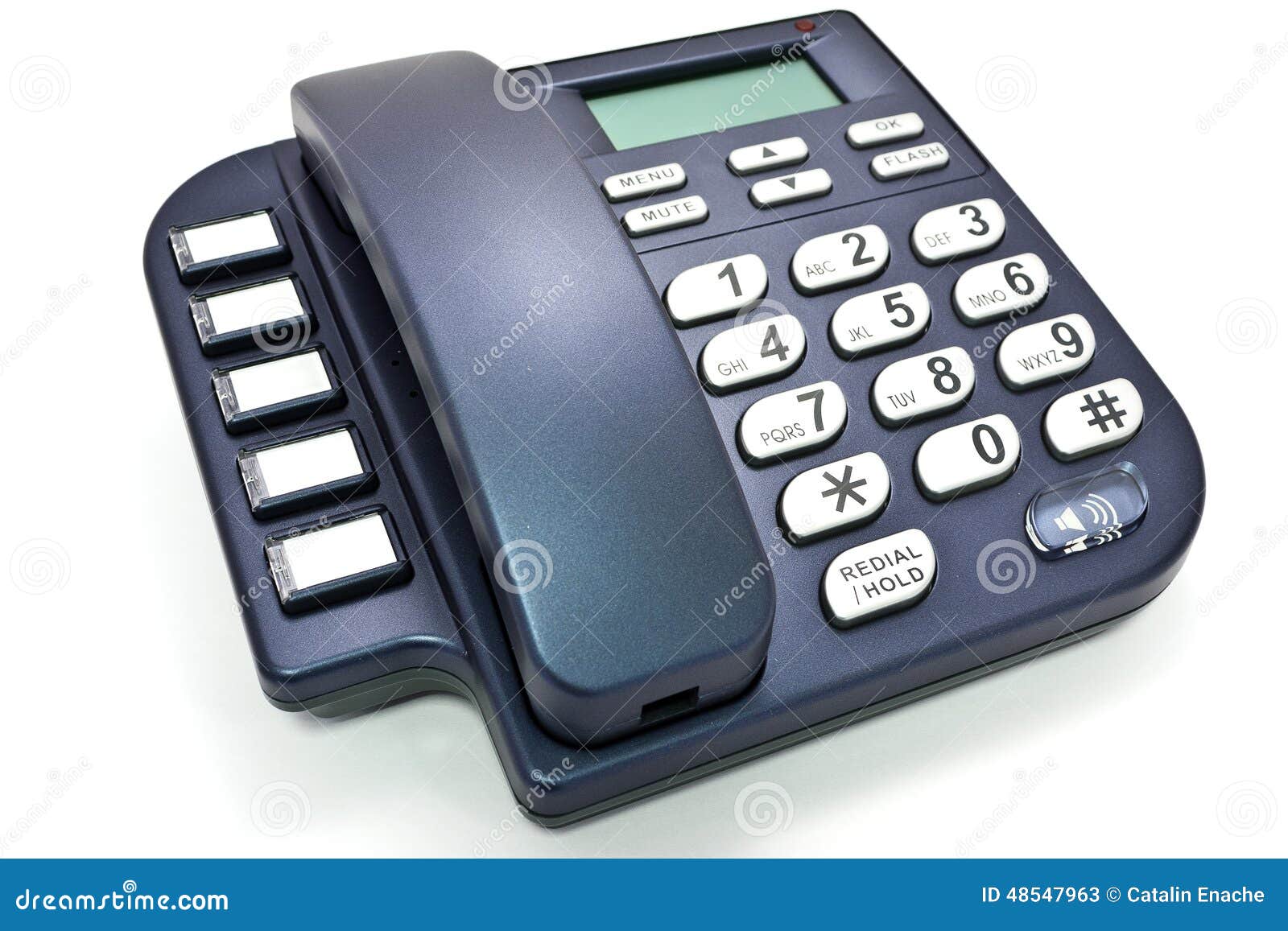 Office Telephone without Cord Stock Image - Image of connectivity ...