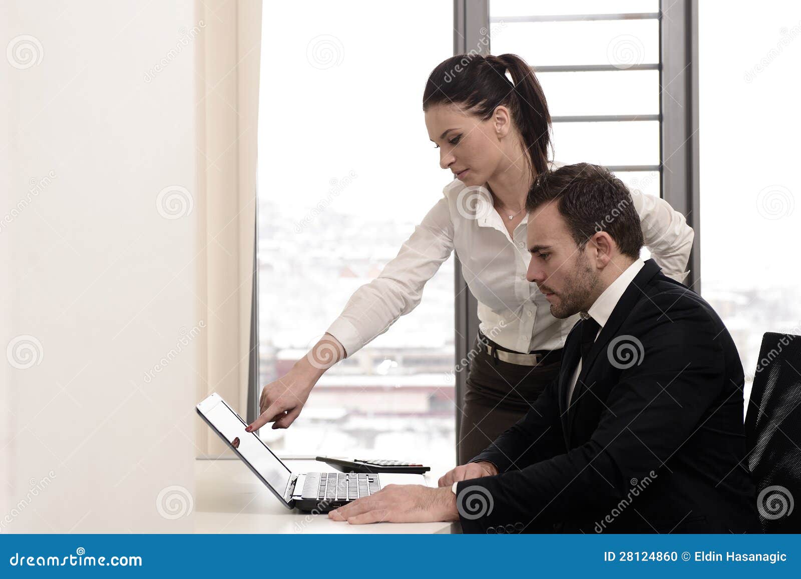 Office time stock photo. Image of collaboration, male - 28124860