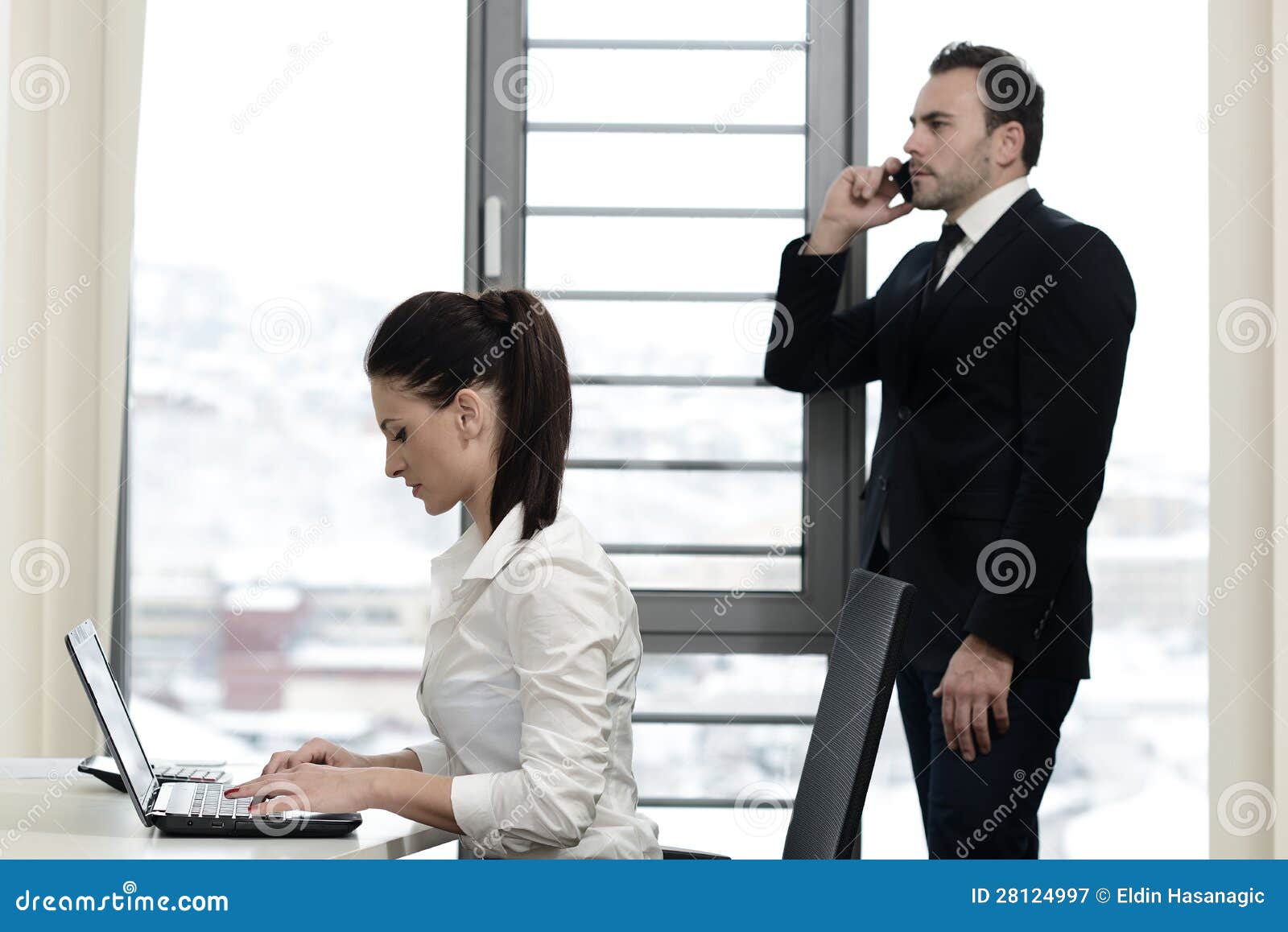 Office time stock image. Image of office, businesspeople - 28124997