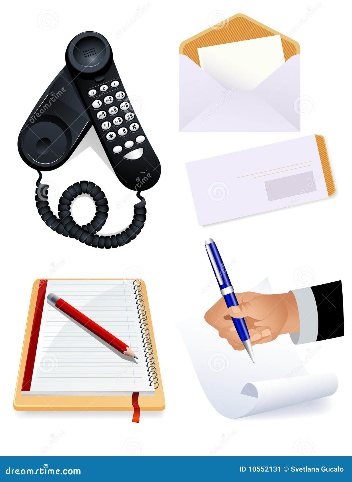 Office tools stock vector. Illustration of organizer - 10552131