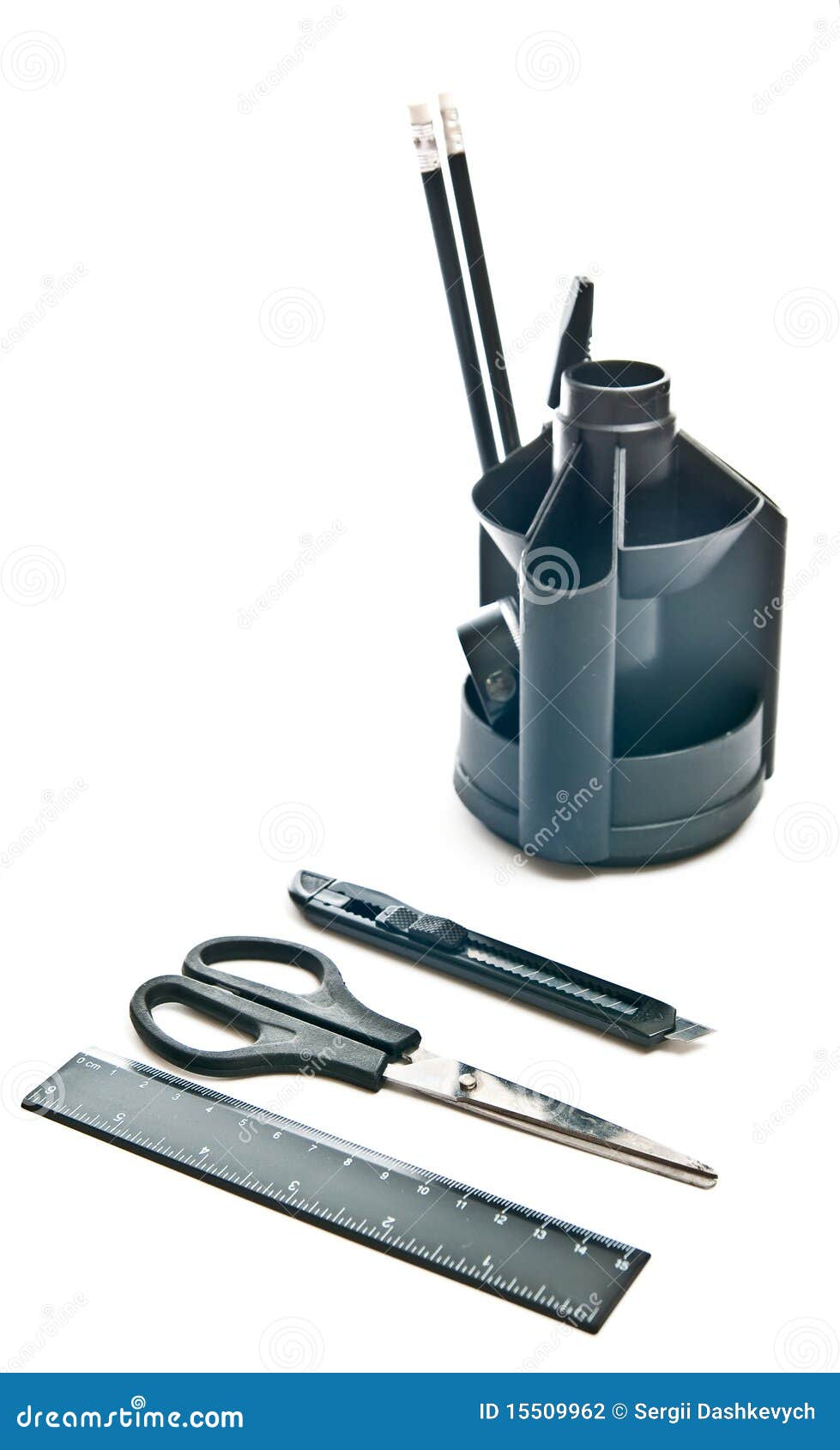 Office tools stock photo. Image of work, isolated, material - 15509962