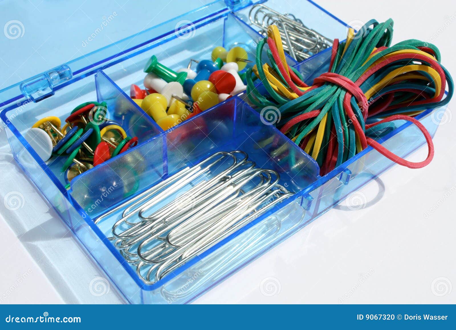 Office tools stock photo. Image of bands, memo, metal - 9067320