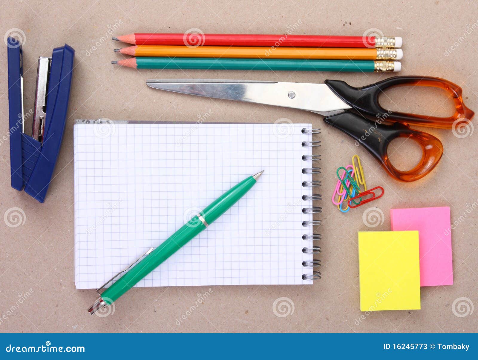 Office Tools (or School Tools) Stock Image - Image of pencil, craft ...