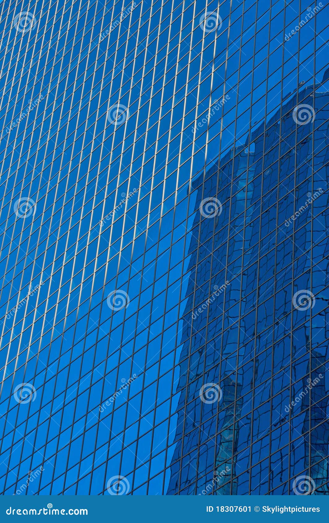 Office Tower Window Reflections 4 Stock Image - Image of skyscraper ...