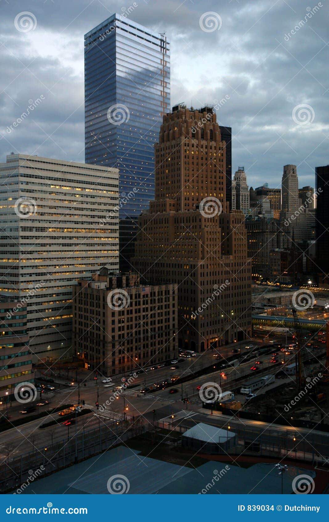 Office Towers in Lower Manhattan Stock Photo - Image of buildings ...