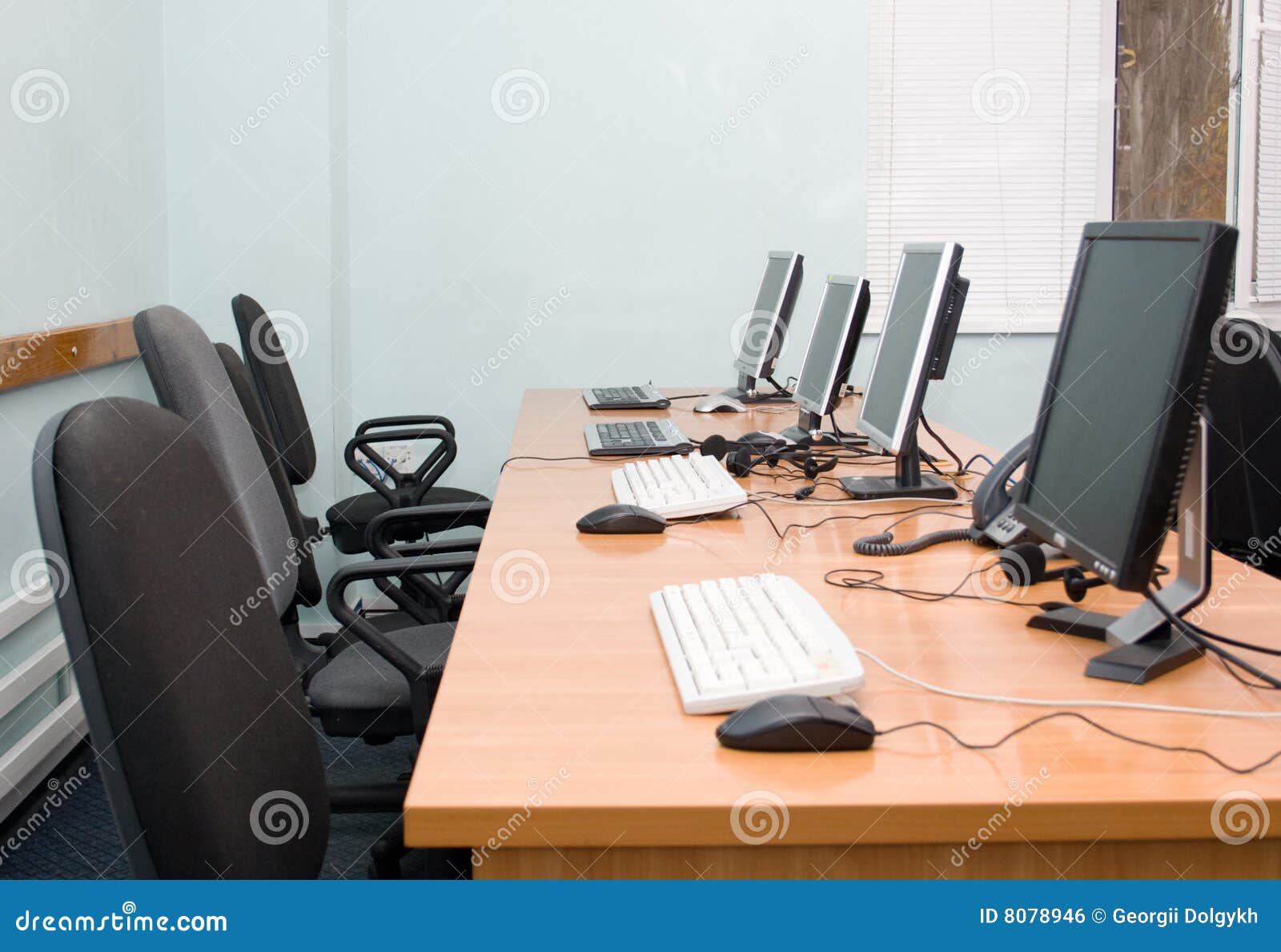 Office or Training Centre Interior Stock Photo - Image of place ...