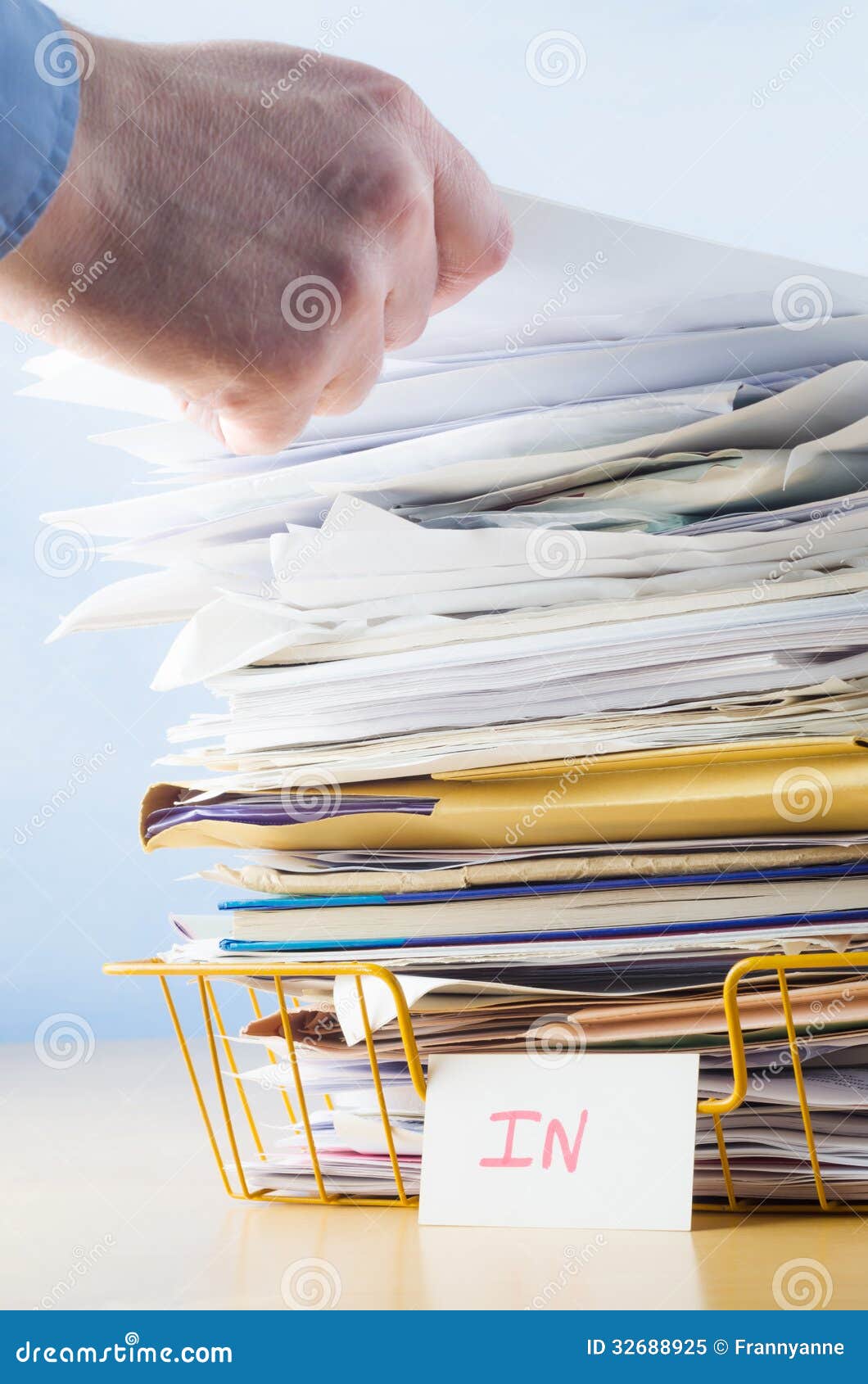 Office in Tray with Hand stock image. Image of paperwork - 32688925 Office in Tray with Hand stock image. Image of paperwork - 32688925