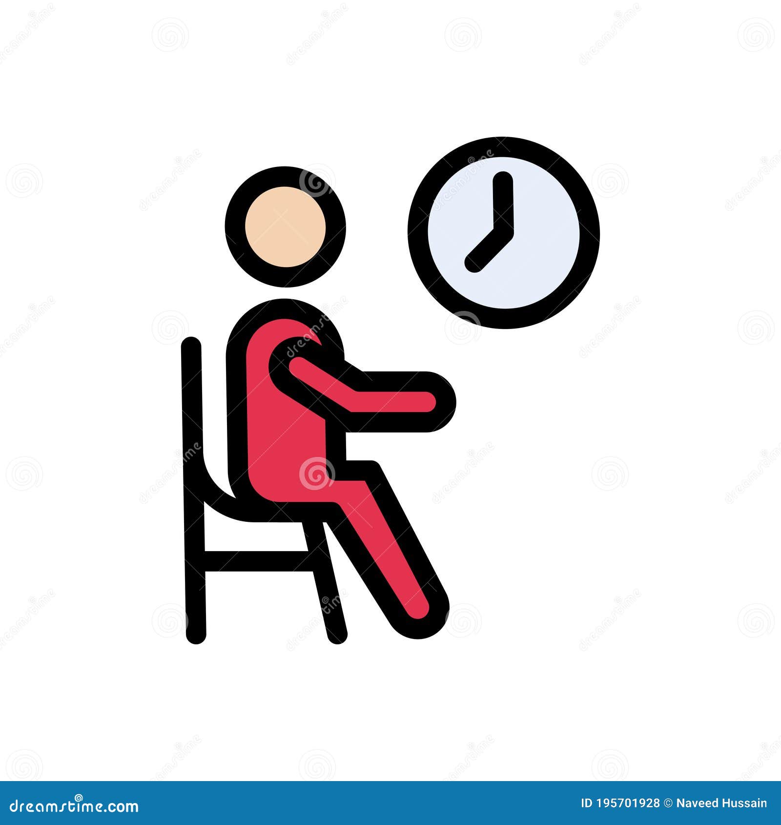 Timecard Employee Weekly Wages Timeclock Time Card Cartoon Vector ...