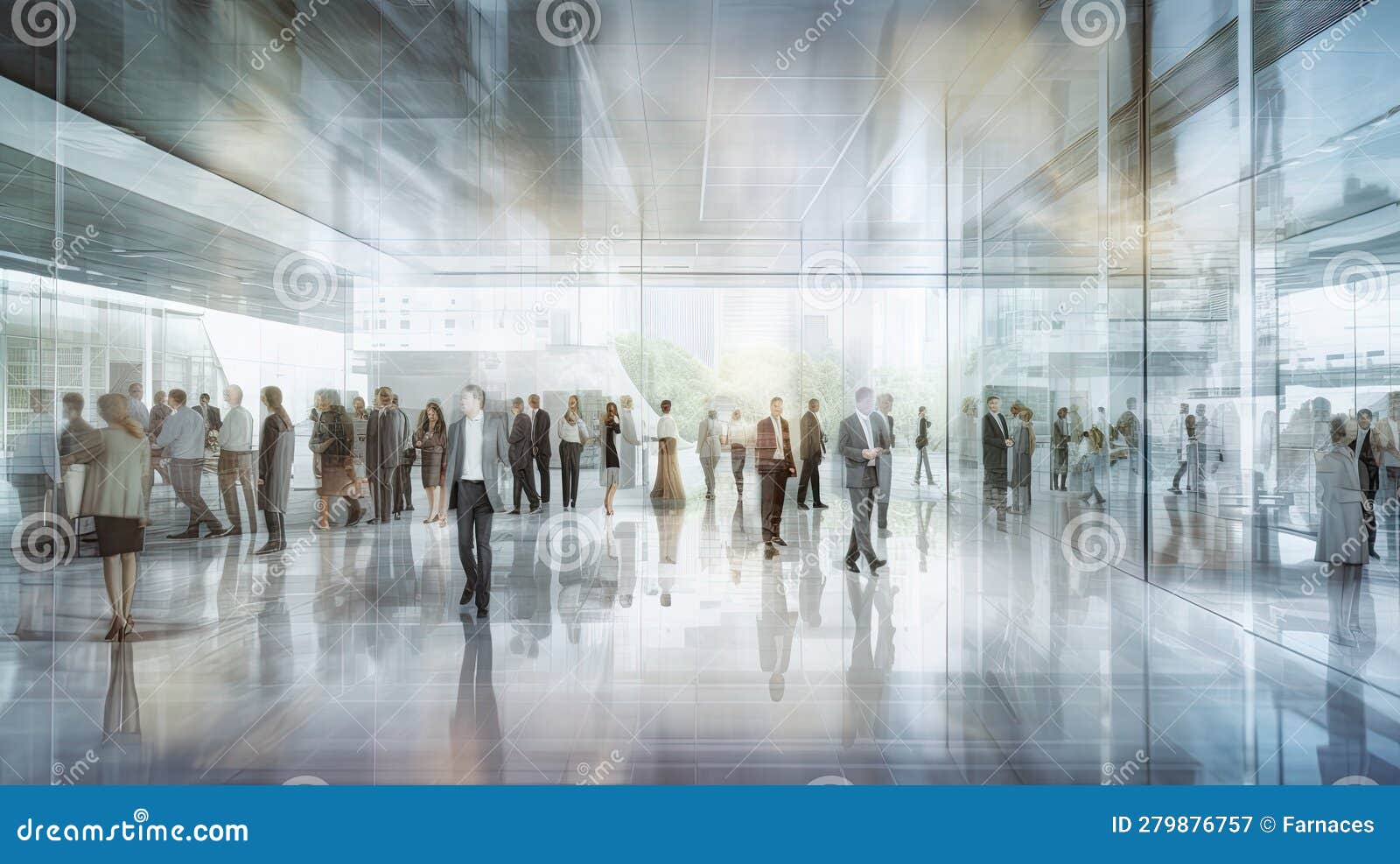 Office view stock illustration. Illustration of work - 279876757