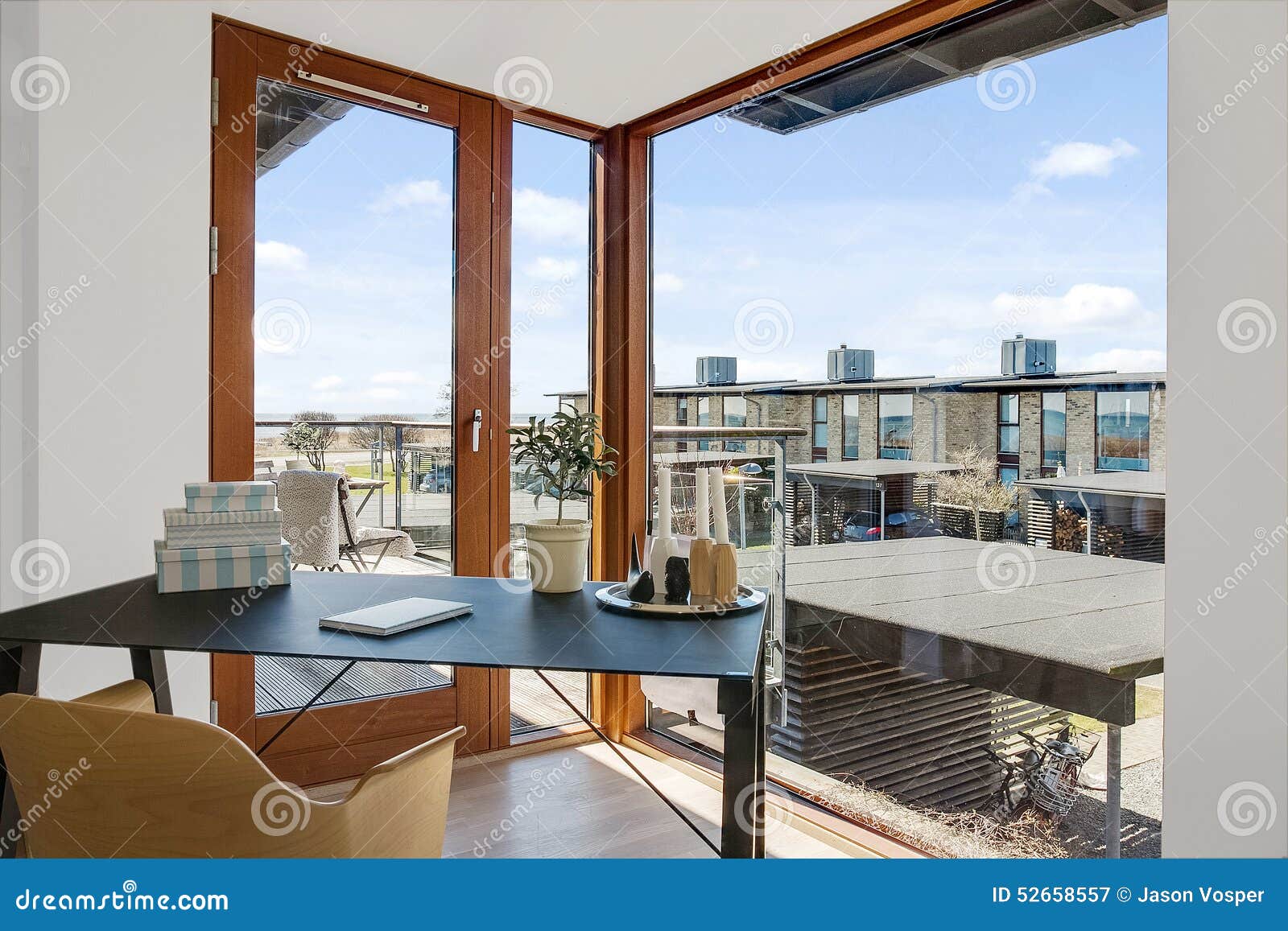 Office with a view stock image. Image of building, architecture - 52658557