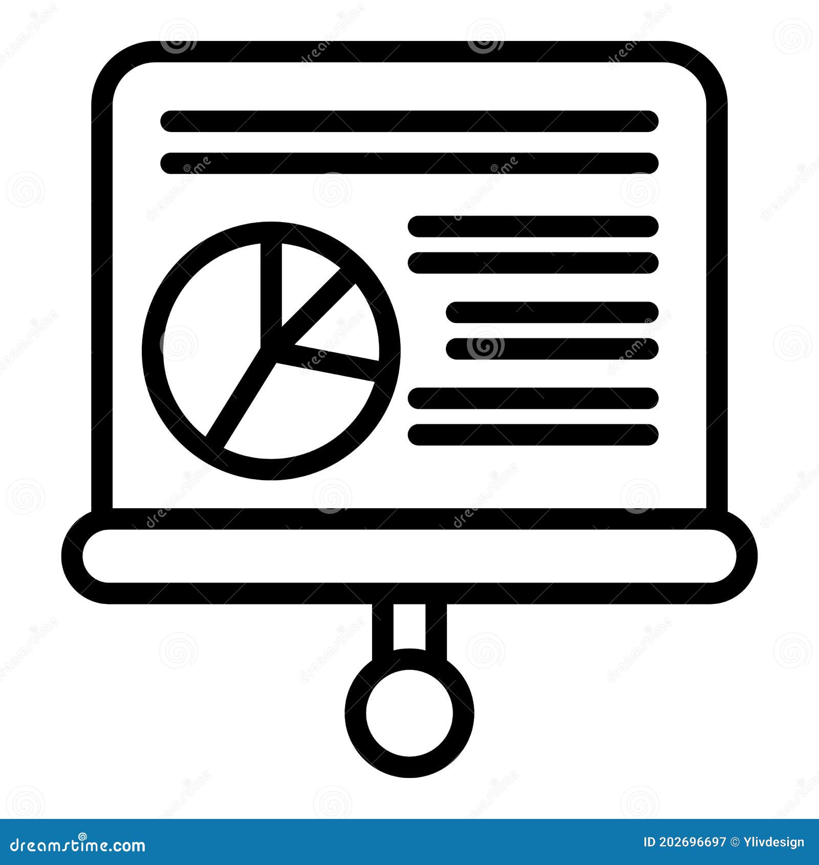 Office Wall Banner Icon, Outline Style Stock Vector - Illustration of ...