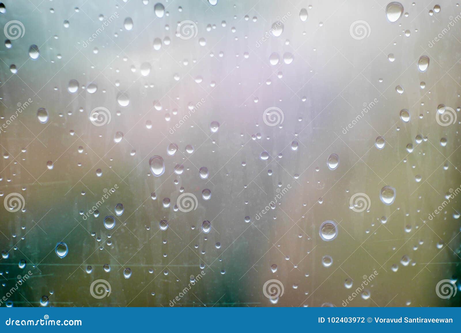 Office Windows with Raindrop. Stock Photo - Image of mirror, rain ...