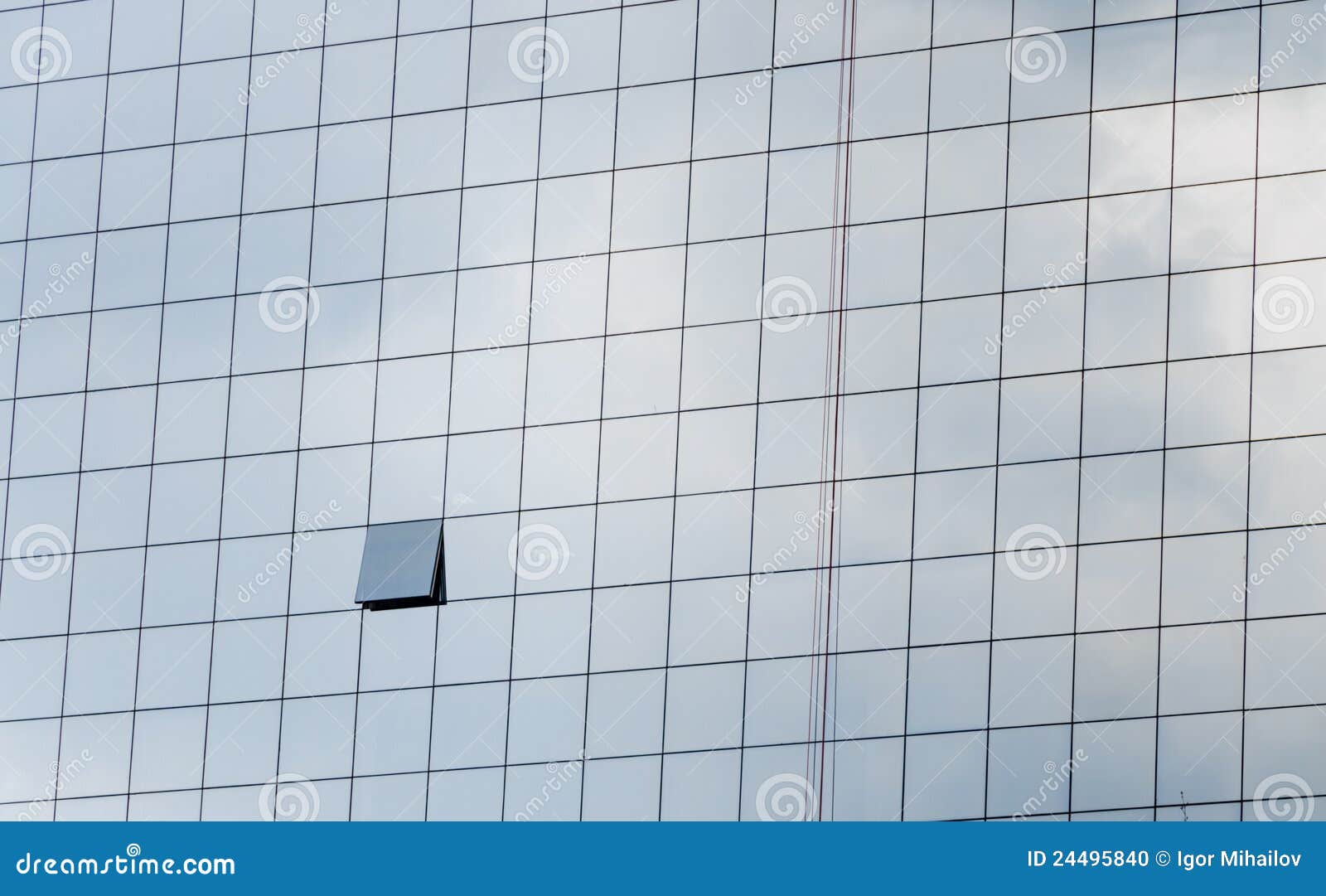 Office Windows with Reflection Stock Photo - Image of facade, abstract ...
