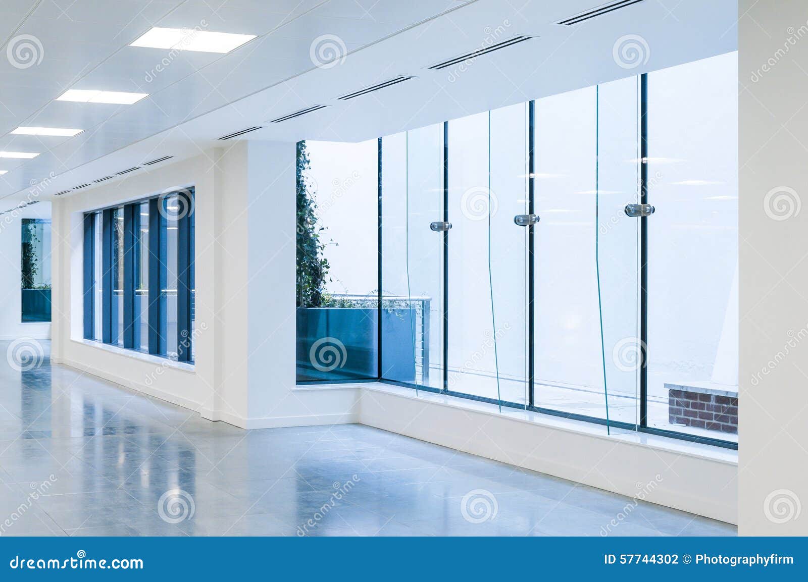 Office windows stock photo. Image of open, architecture - 57744302