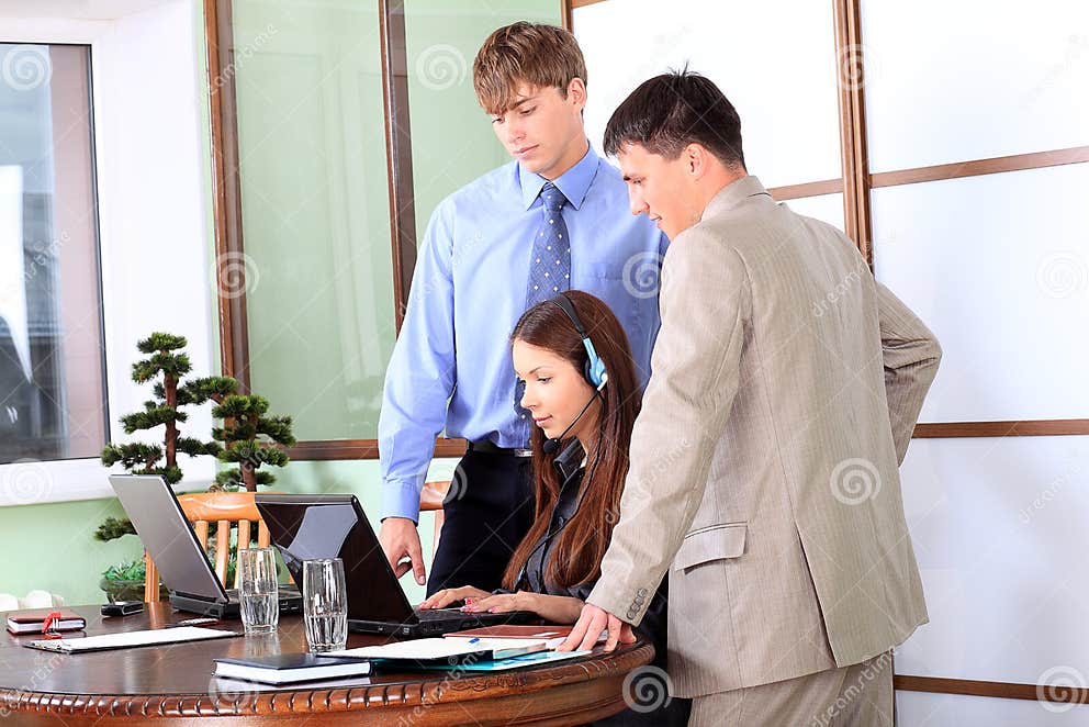 Office work stock image. Image of process, finance, managers - 11264455