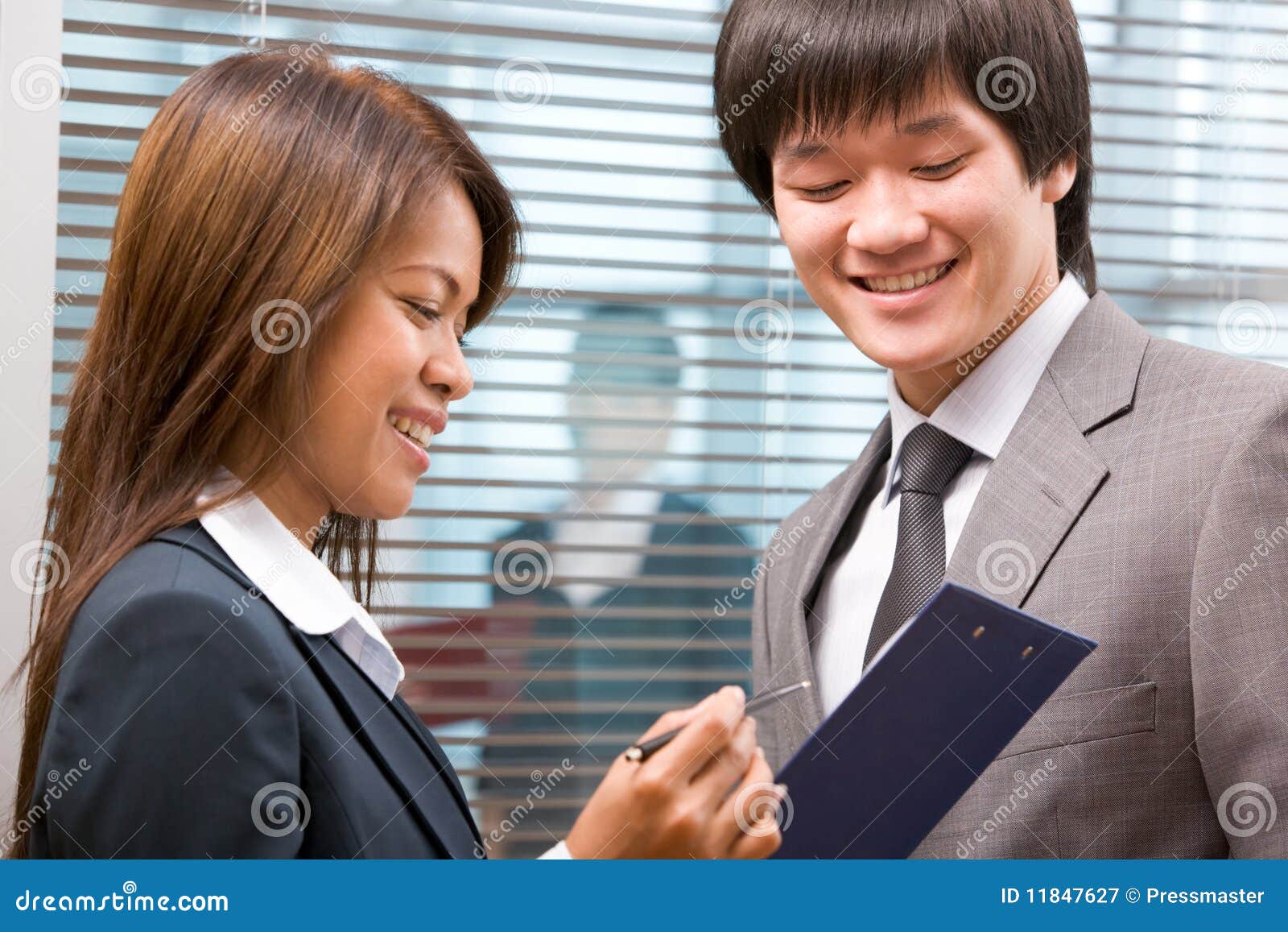 Office work stock image. Image of businesspeople, collaboration - 11847627