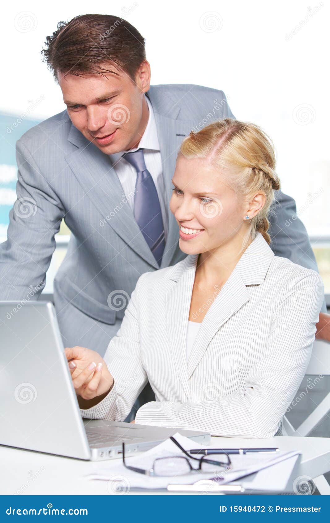 Office work stock photo. Image of meeting, corporate - 15940472