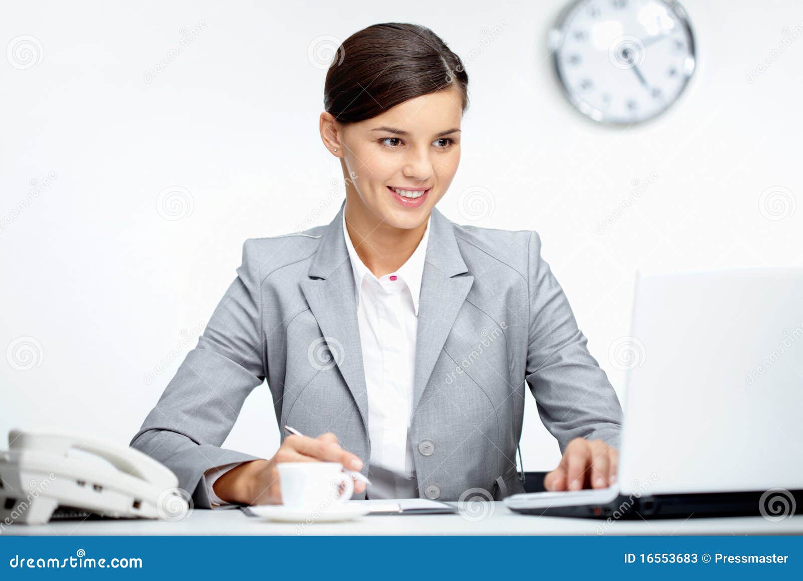 Office work stock image. Image of employer, caucasian - 16553683
