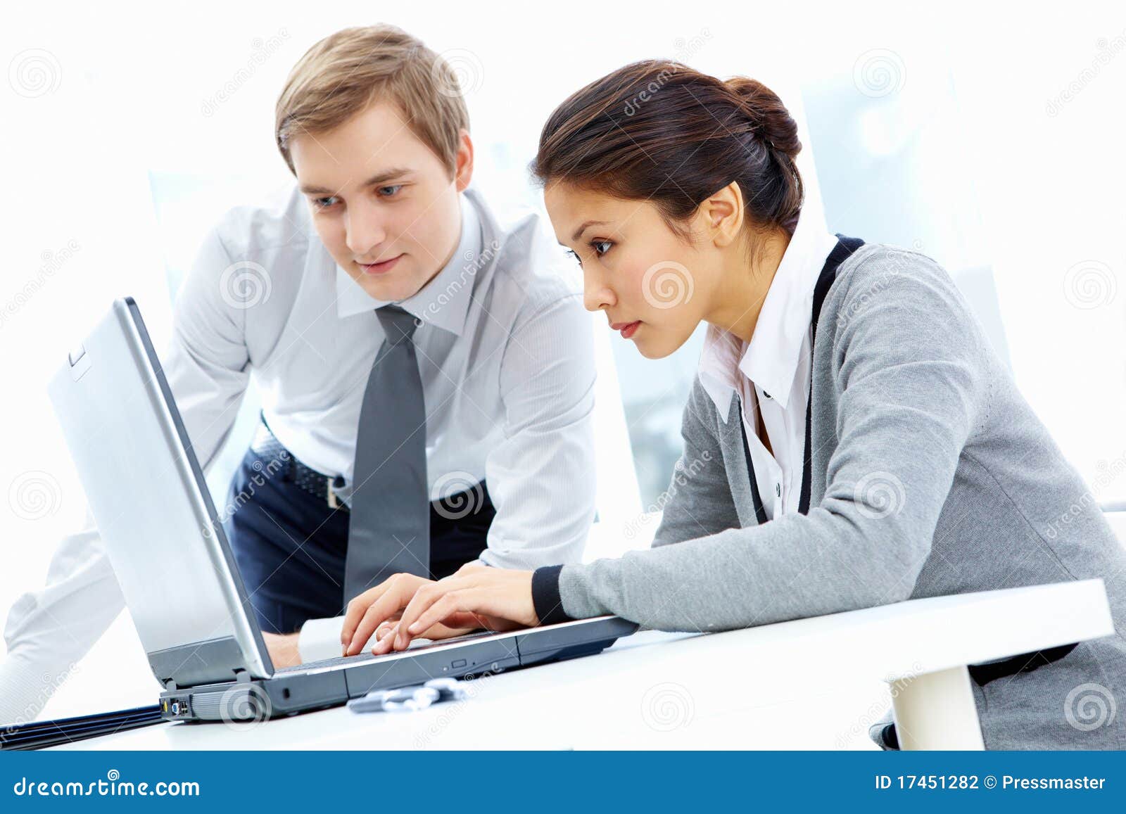 Office work stock photo. Image of place, computer, businessman - 17451282