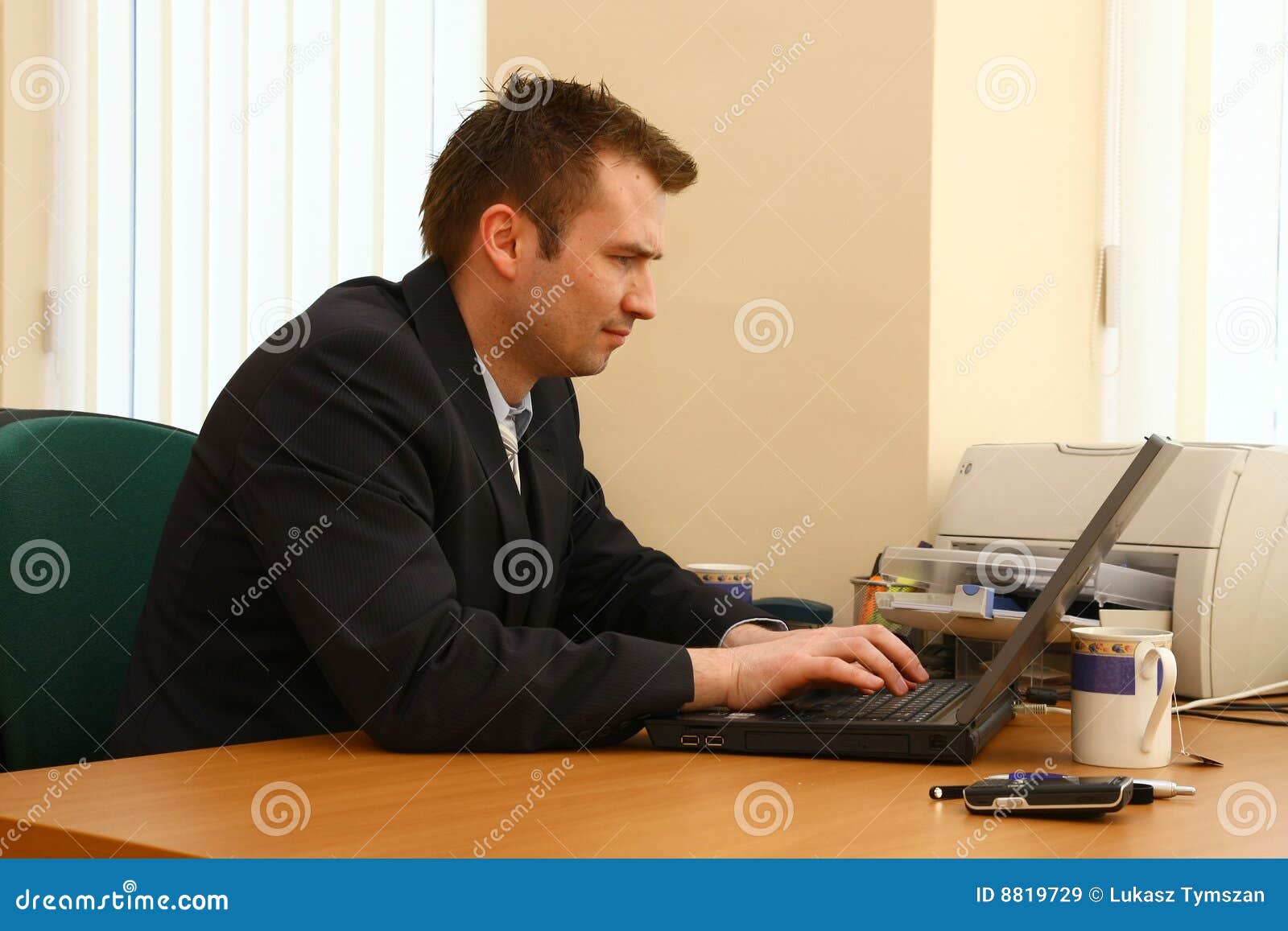Office work stock image. Image of manager, contractor - 8819729
