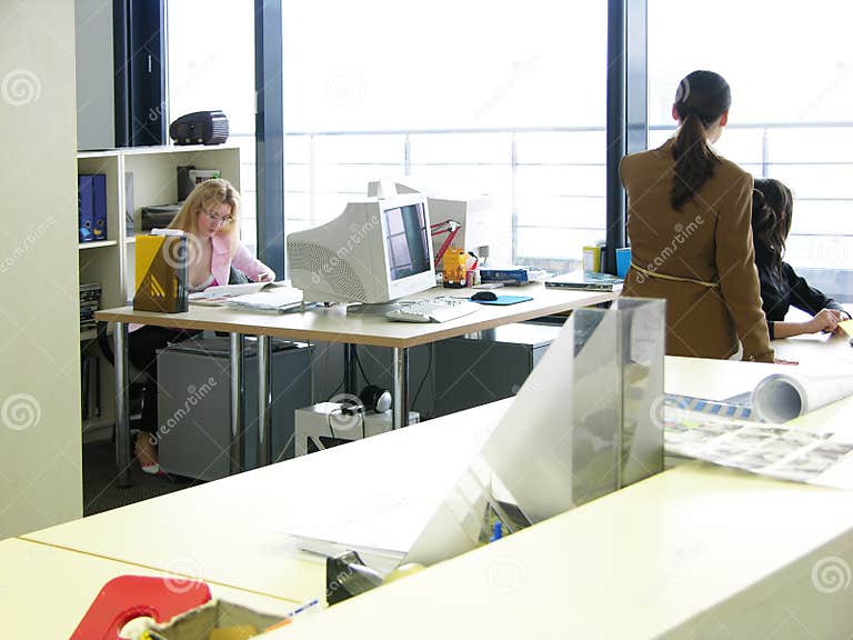 Office work stock photo. Image of computers, call, computer - 96000